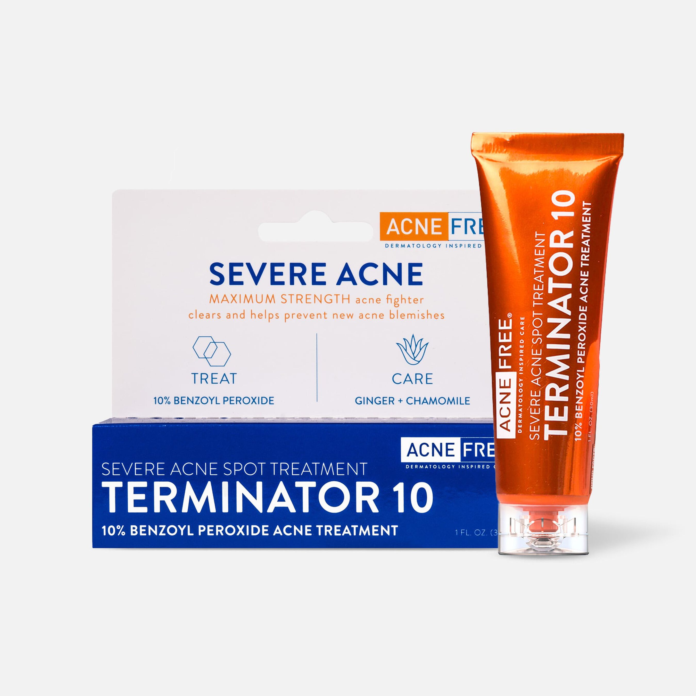 HSA Eligible AcneFree Terminator 10 Acne Spot Treatment, 1 oz. | HSA ...