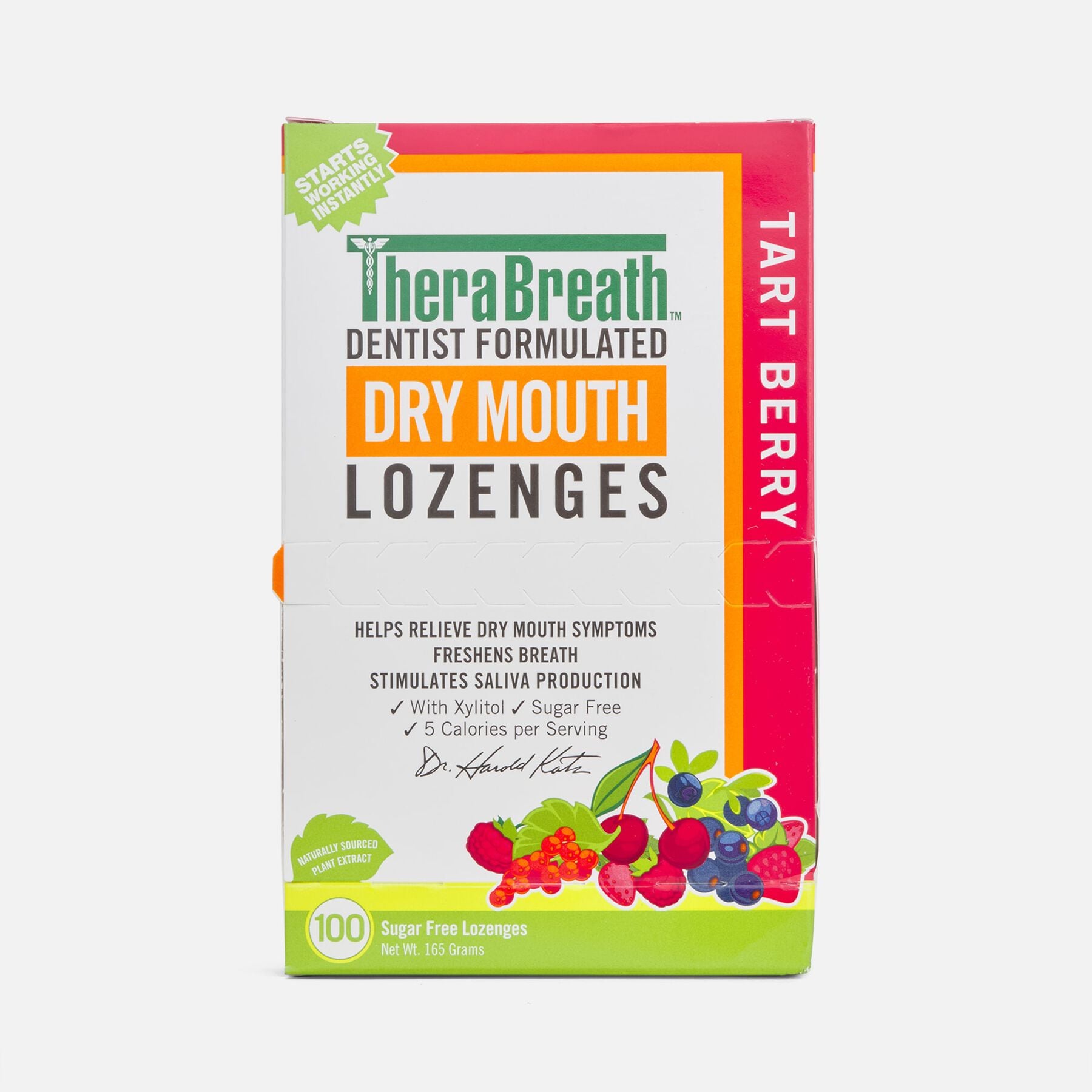 HSA Eligible TheraBreath Dry Mouth Lozenges, Tart Berry, 100 ct. | HSA ...