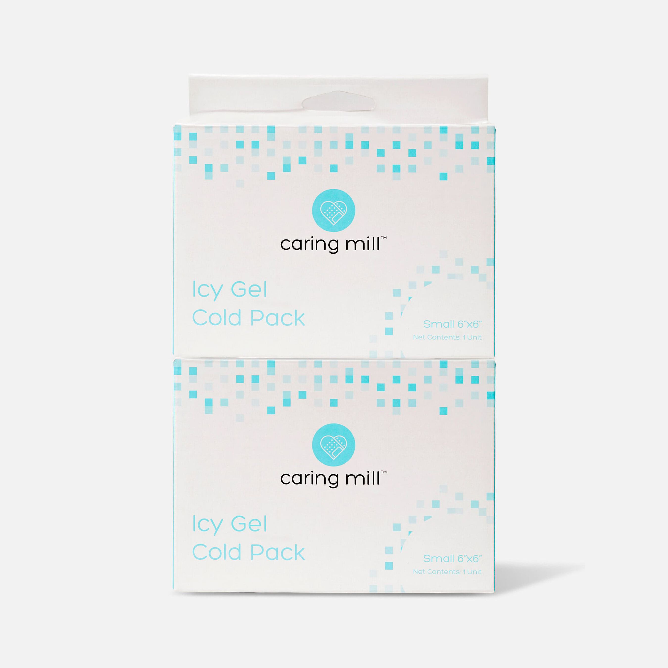 HSA Eligible Caring Mill™ Icy Gel Cold Pack - Small 6" x 6" (2-Pack ...