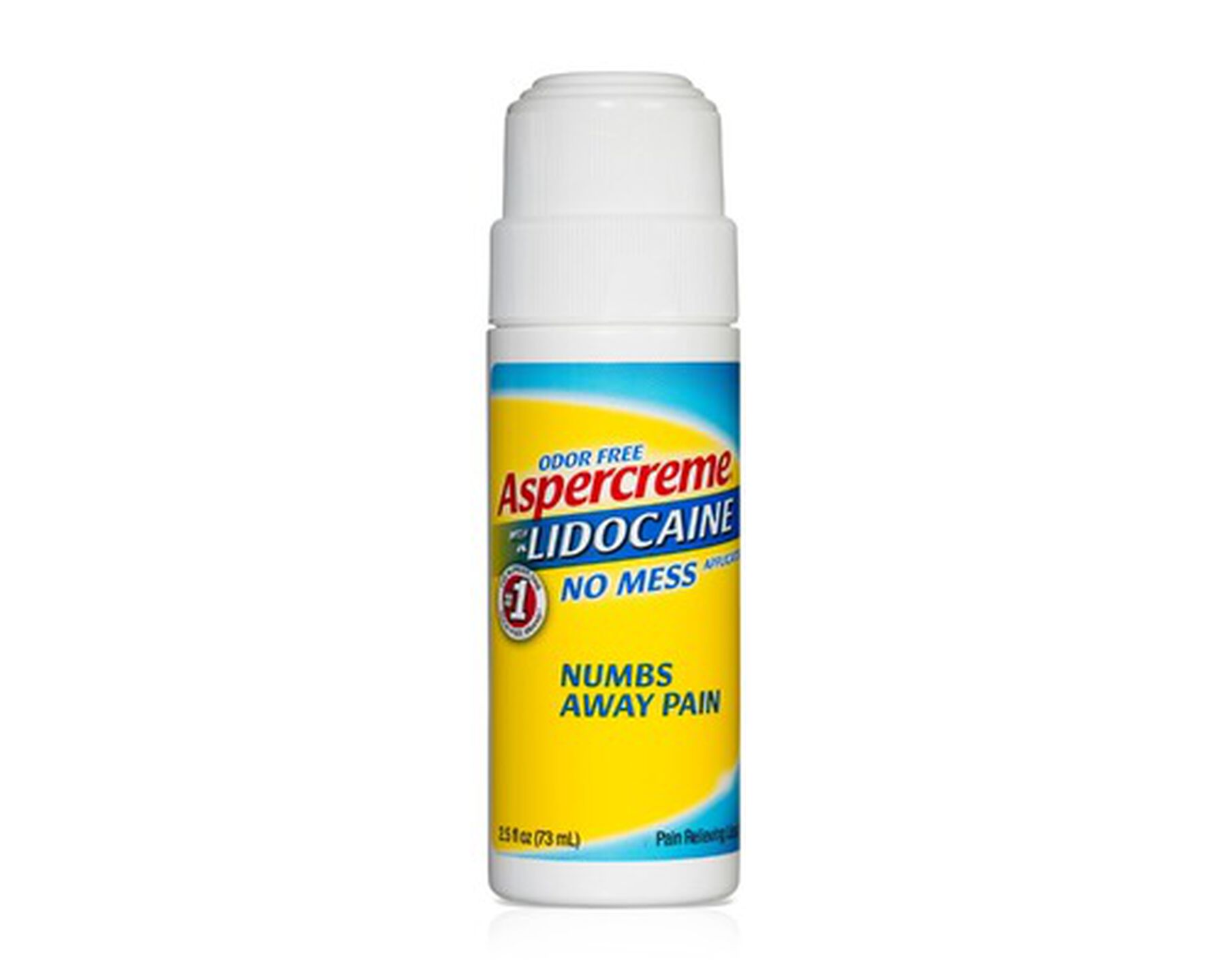 Aspercreme No Mess Roll-On with 4% Lidocaine, 2.5 fl. oz.