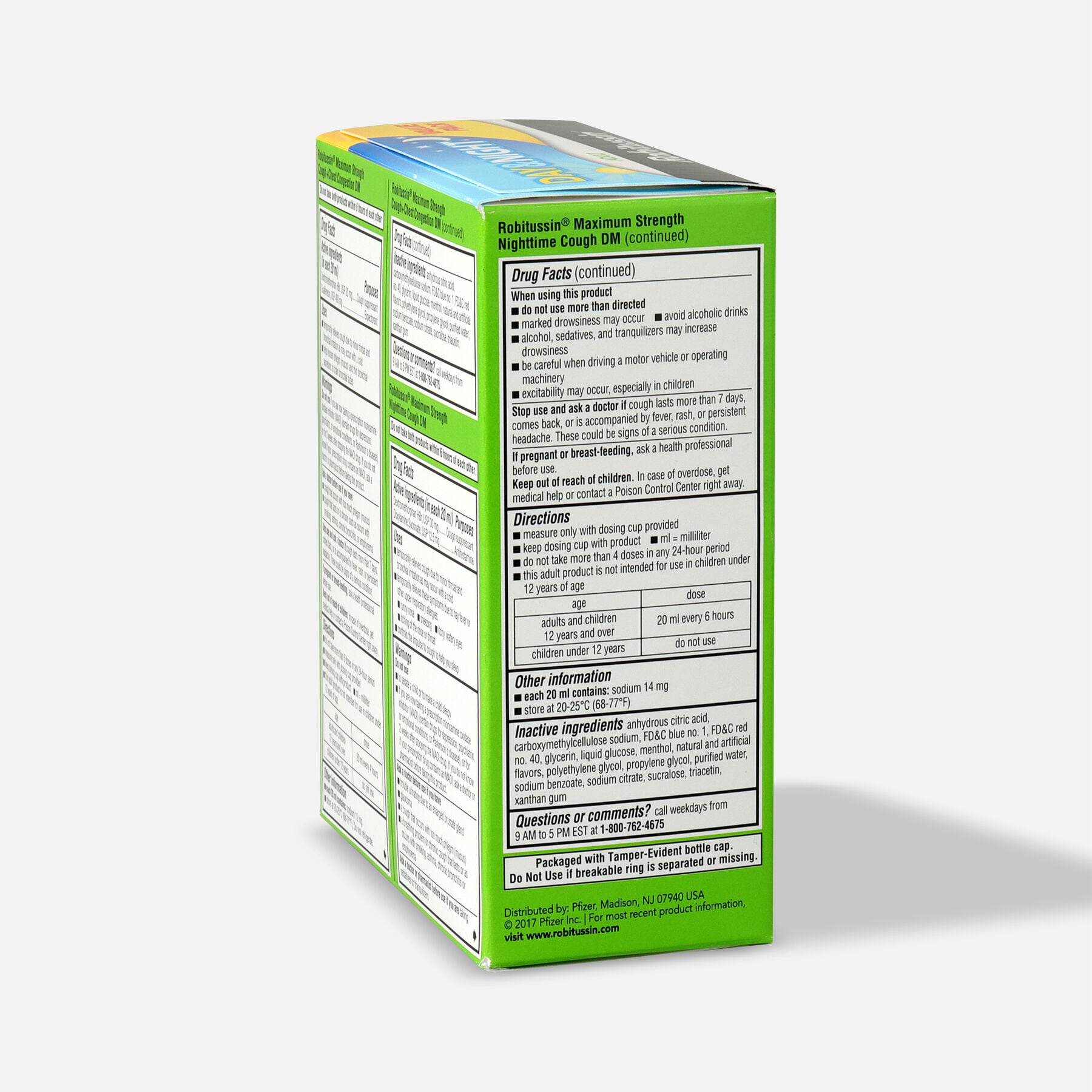 HSA Eligible Robitussin Maximum Strength Day & Night Cough + Chest ...