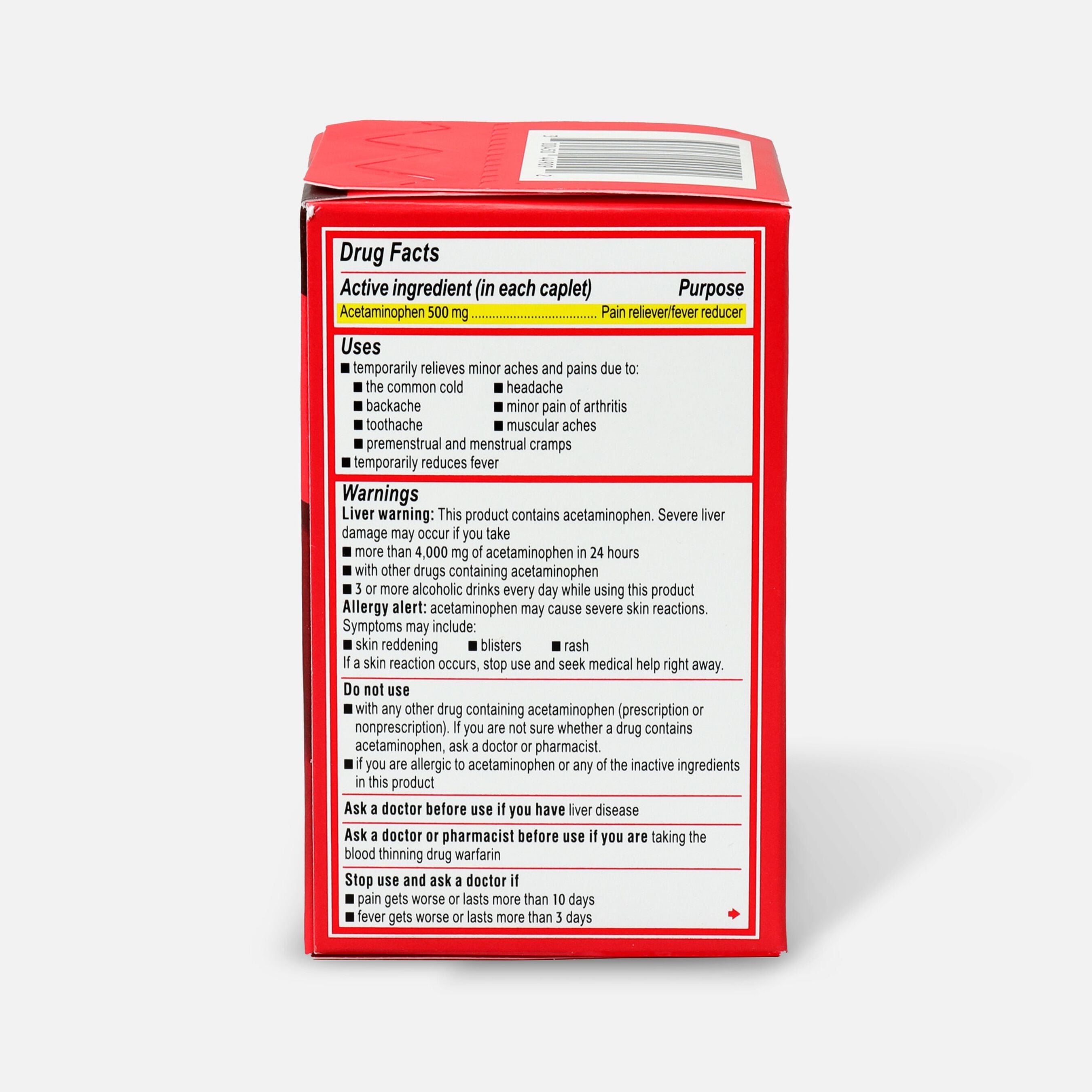 HSA Eligible Tylenol Extra Strength Caplets, Fever Reducer and Pain ...