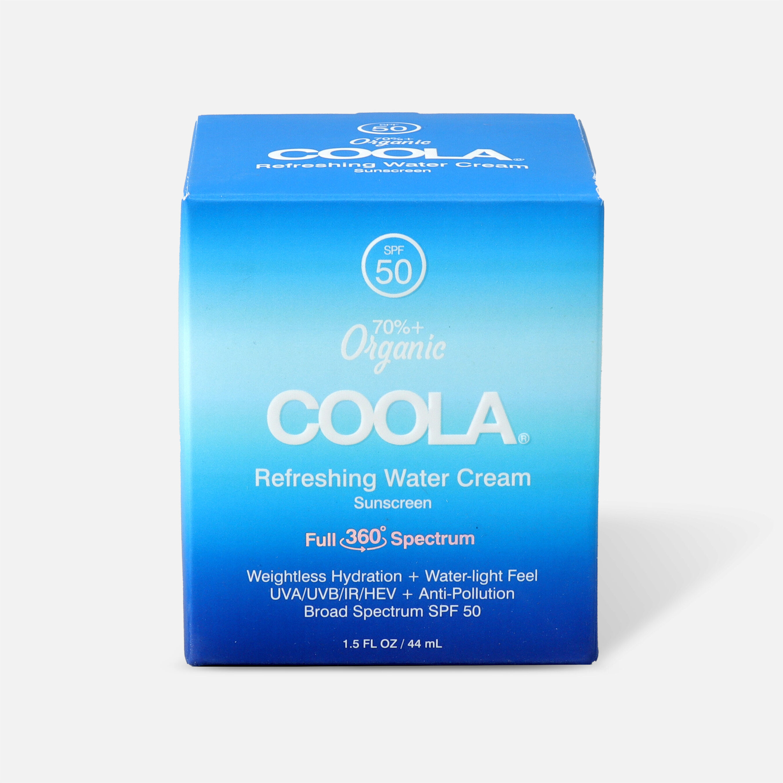 Coola Refreshing Water Cream Sunscreen SPF 50, 1.5oz