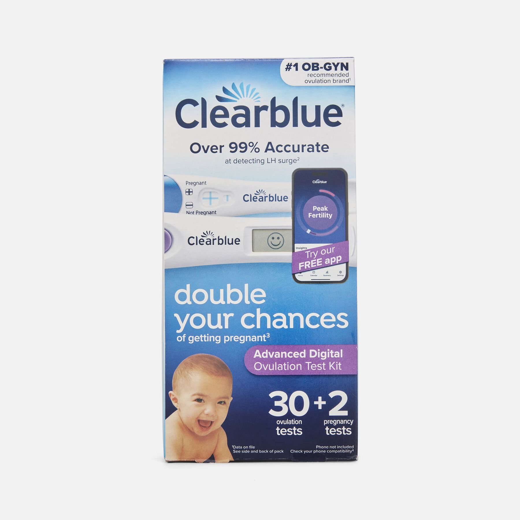 HSA Eligible Clearblue Advanced Digital Ovulation Test Kit | HSA Eligible