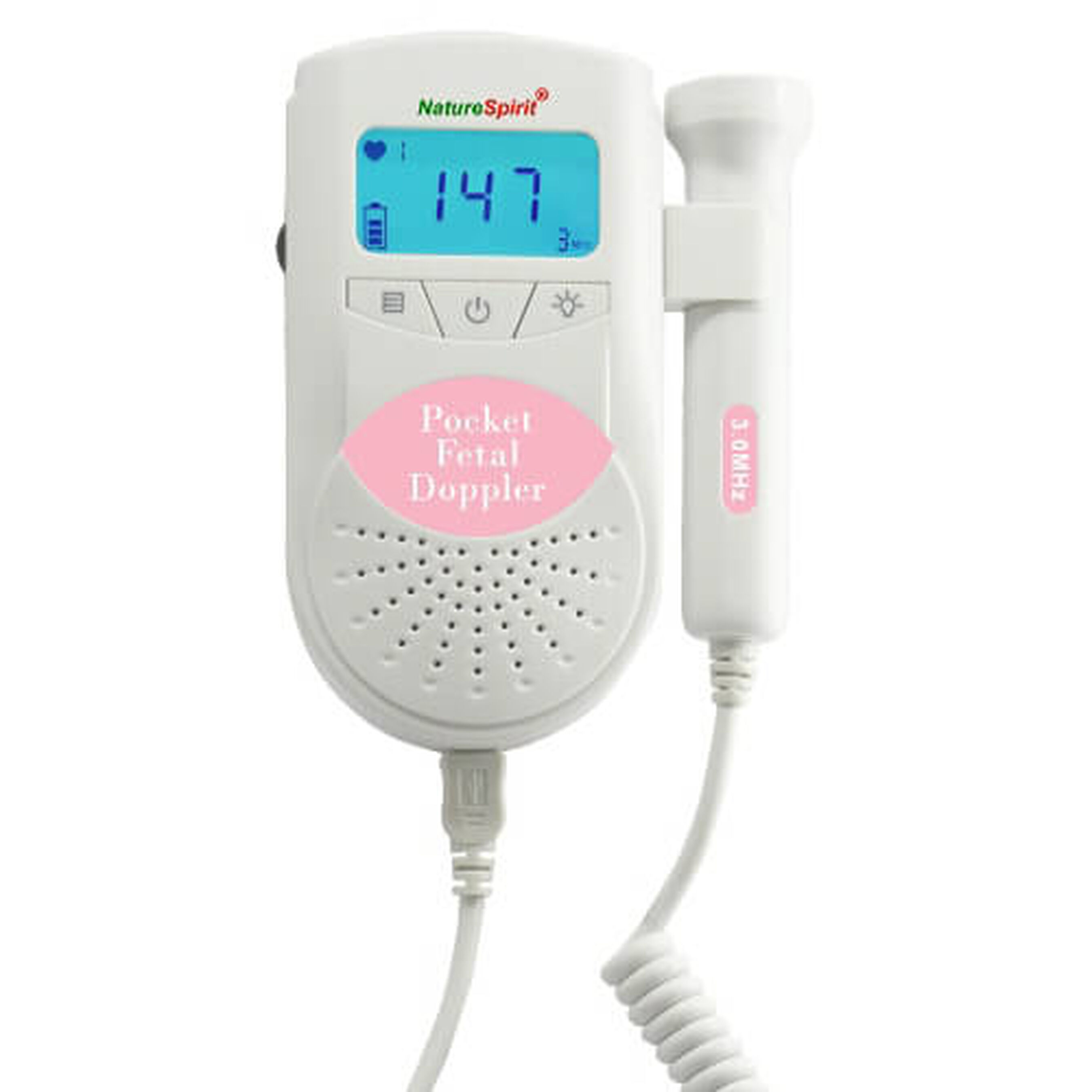 NatureSpirit Handheld Fetal Doppler (Pocket Doppler)