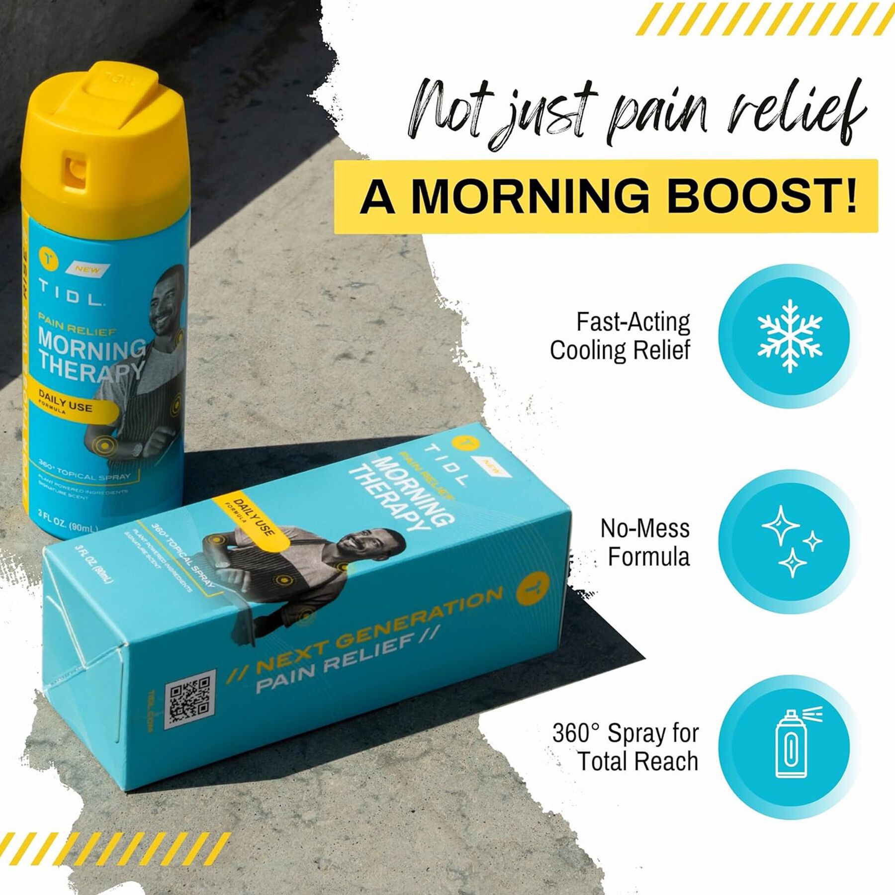 HSA Eligible TIDL Morning Therapy Pain Relief Spray, 3 fl. oz. | HSA ...