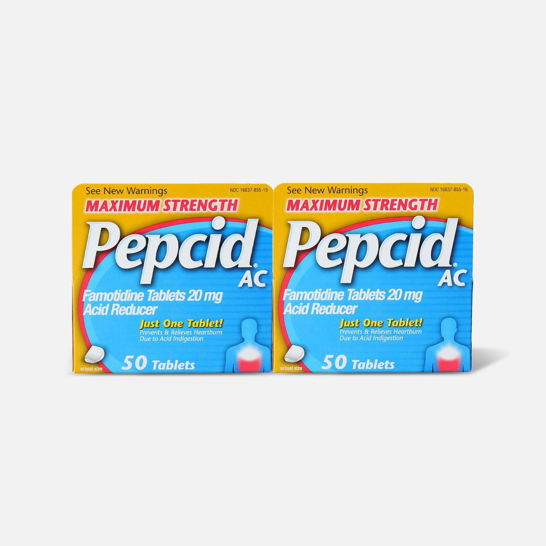 HSA Eligible Maximum Strength PEPCID AC Tablet, 50 ct. (2-Pack) | HSA ...