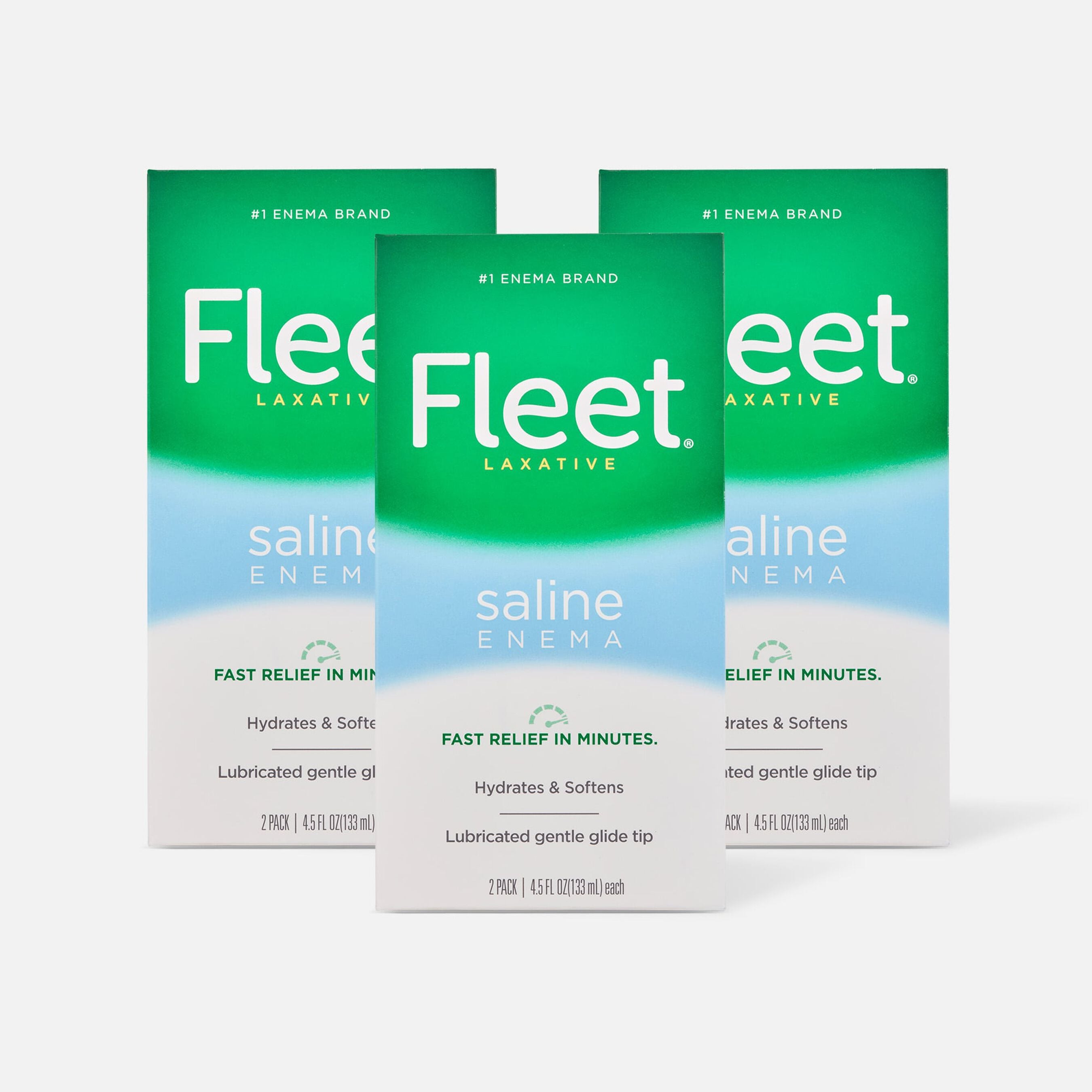 HSA Eligible Fleet Enema, Ready-to-Use Saline Laxative (3-Pack) | HSA ...