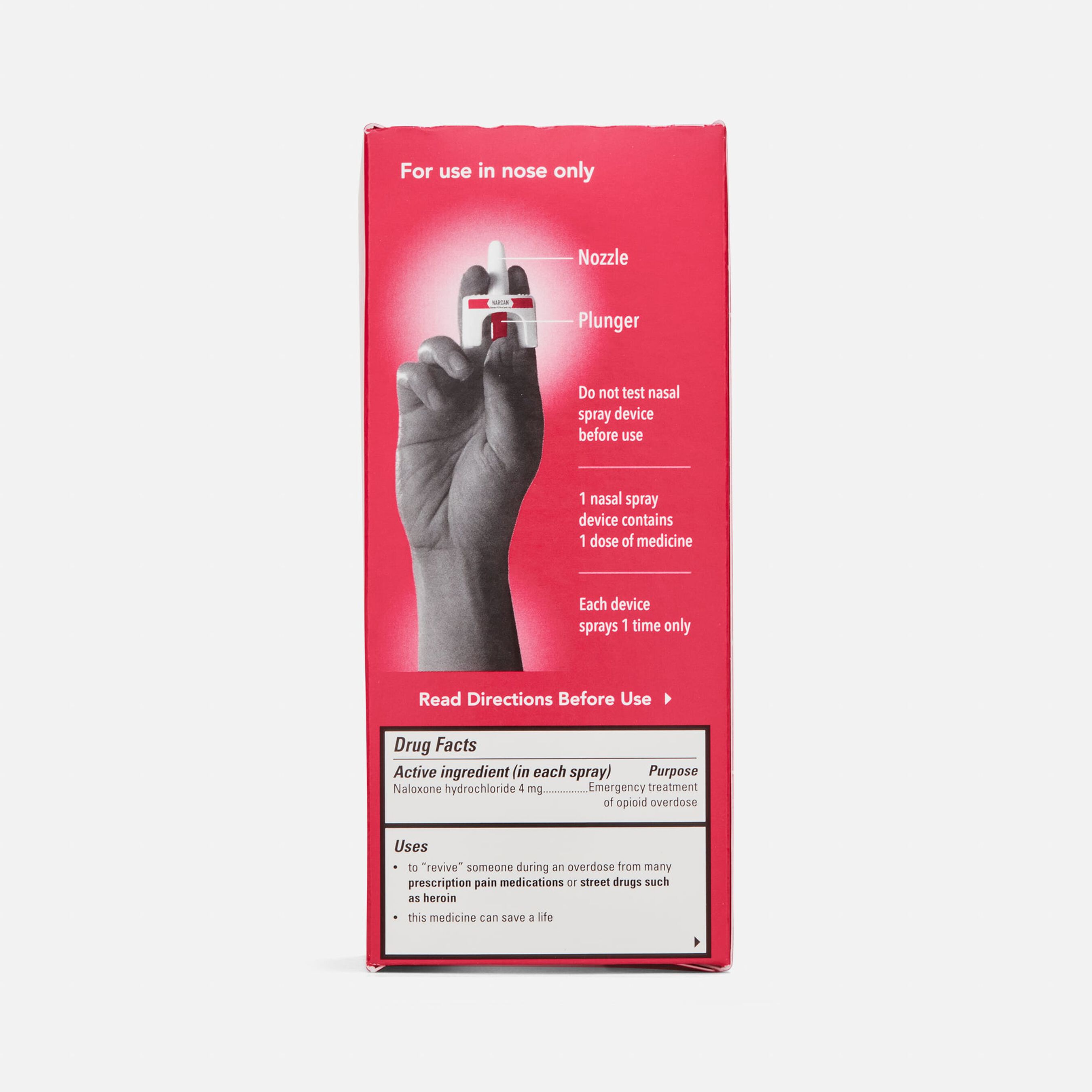 HSA Eligible Narcan Naloxone HCI Nasal Spray, 4mg (2-Pack) | HSA Eligible