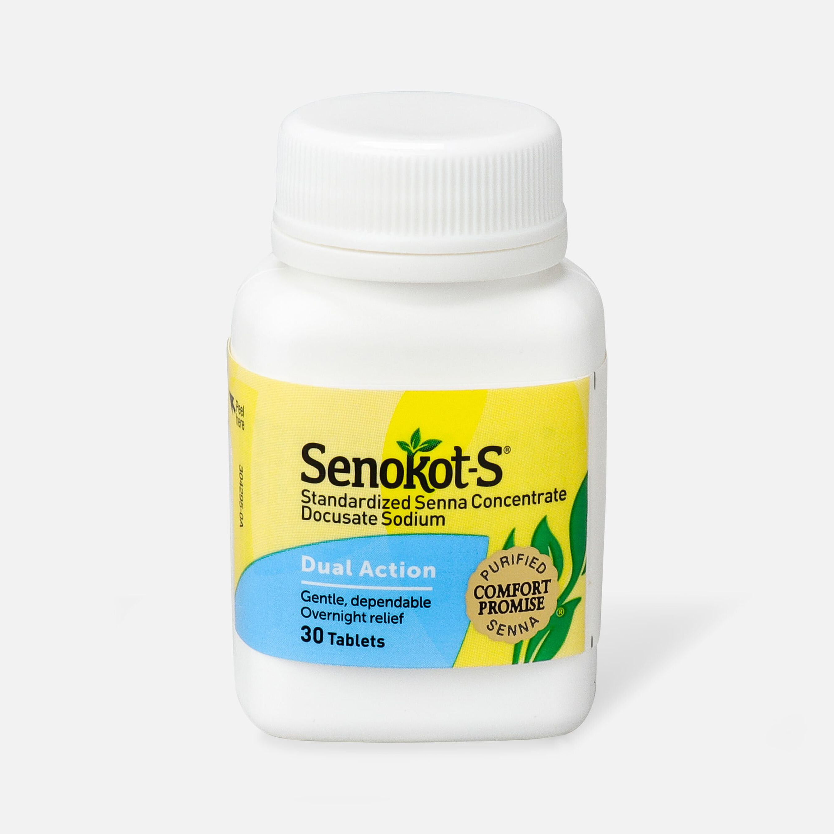 HSA Eligible Senokot S Laxative and Stool Softener Tablets, 30 ct ...