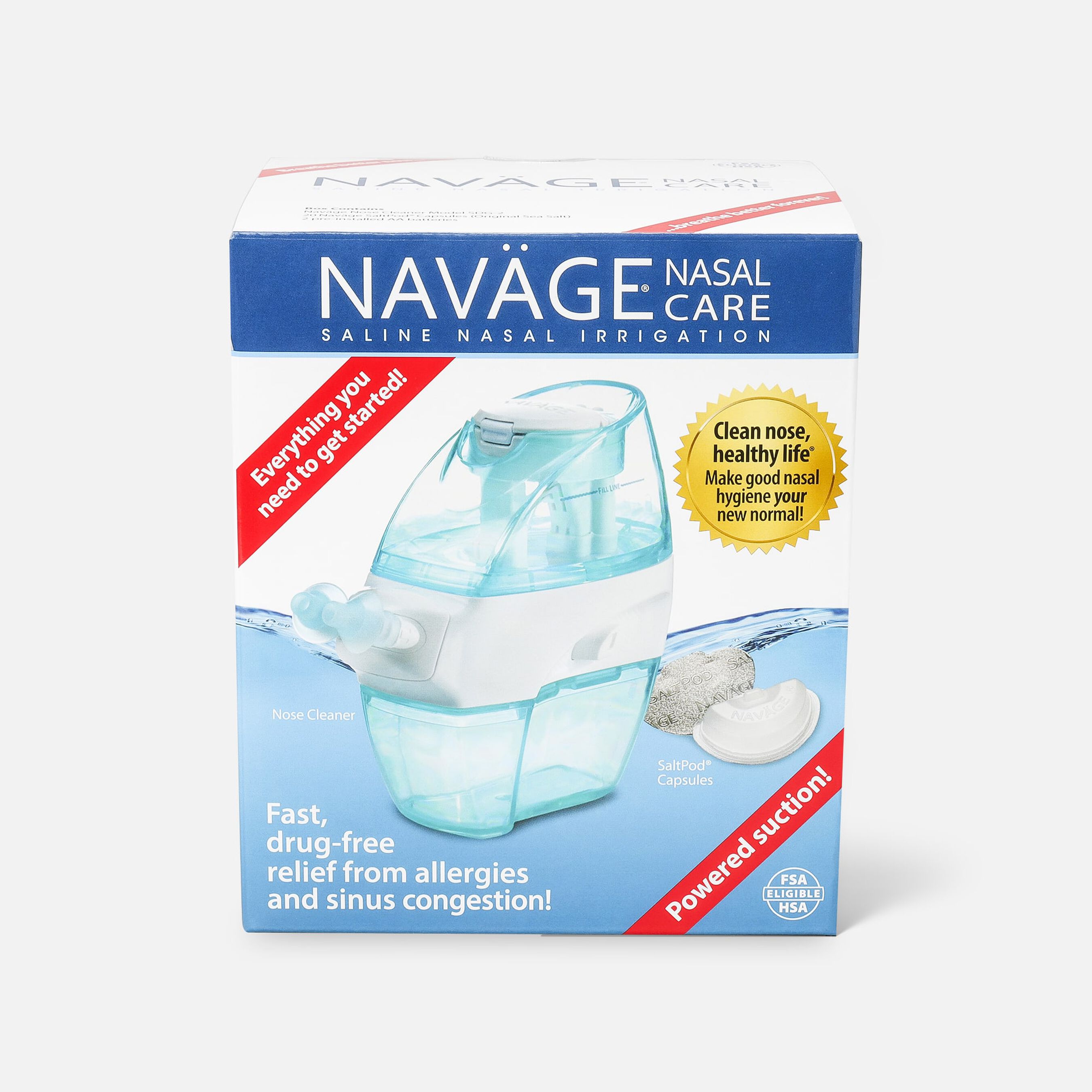 HSA Eligible Navage Saline Nasal Irrigation Starter Kit | HSA Eligible