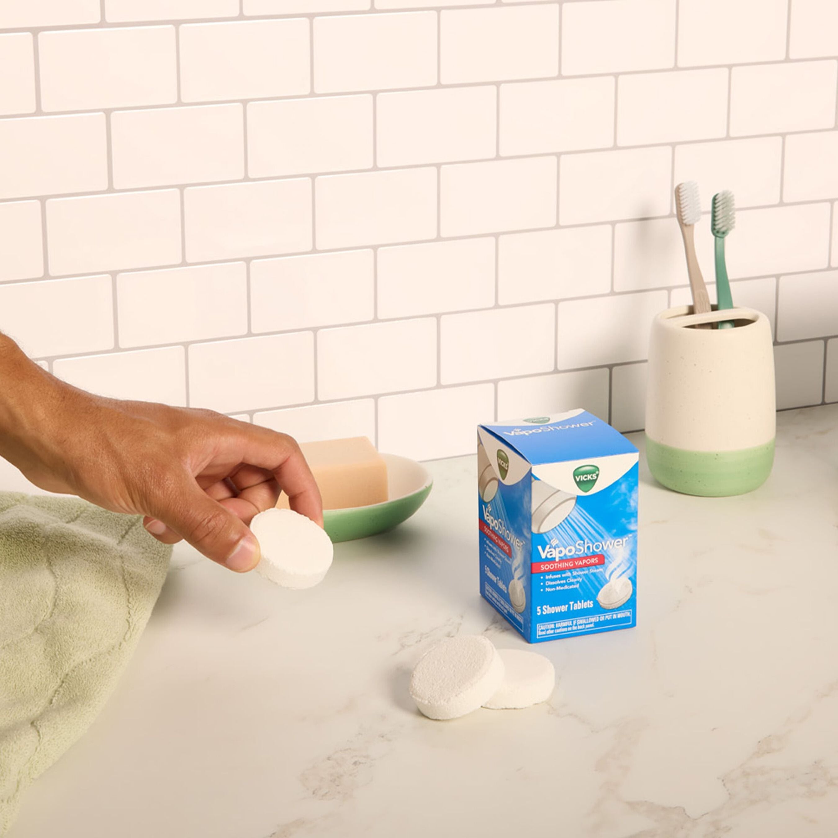 HSA Eligible Vicks VapoShower Tablets, 5 ct. | HSA Eligible
