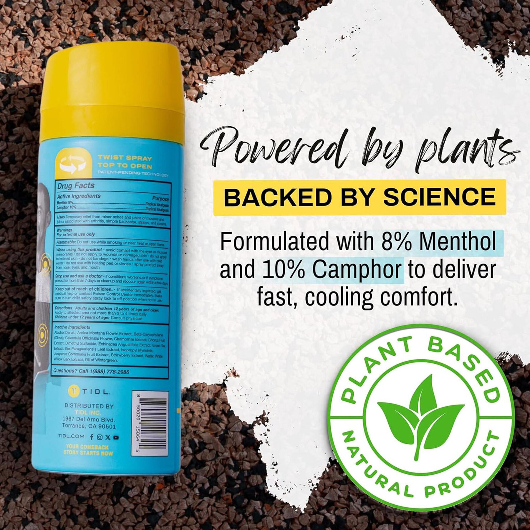 HSA Eligible TIDL Morning Therapy Pain Relief Spray, 3 fl. oz. | HSA ...