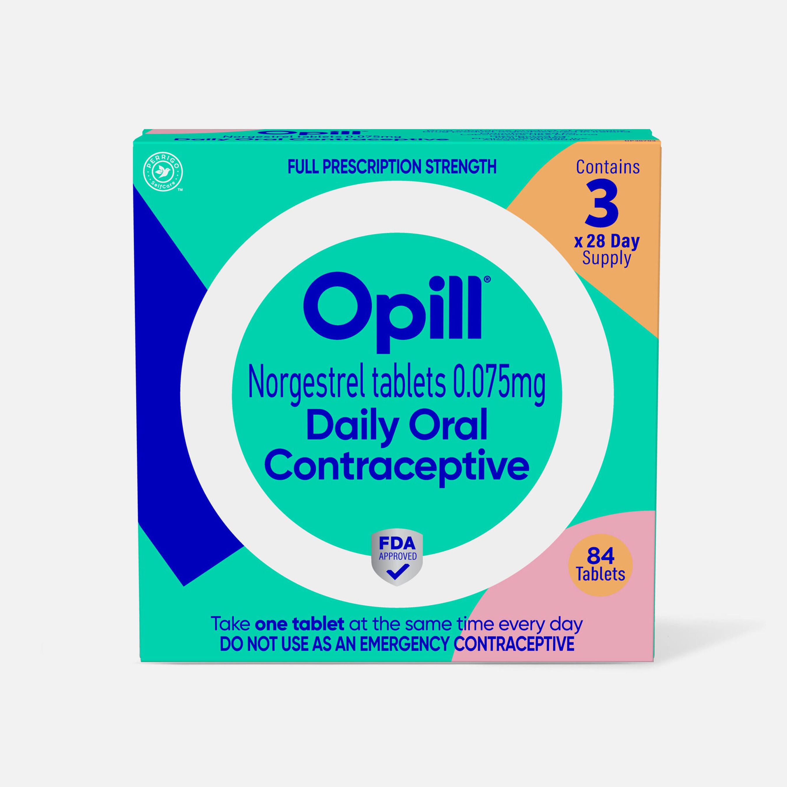 HSA Eligible Opill Daily Birth Control Pill, 84 ct | HSA Eligible