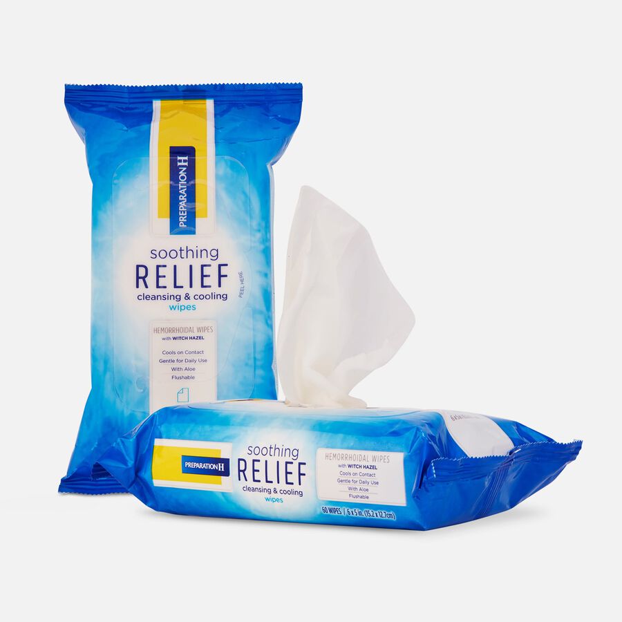 Hsa Eligible Preparation H Soothing Relief Cleansing And Cooling Wipes
