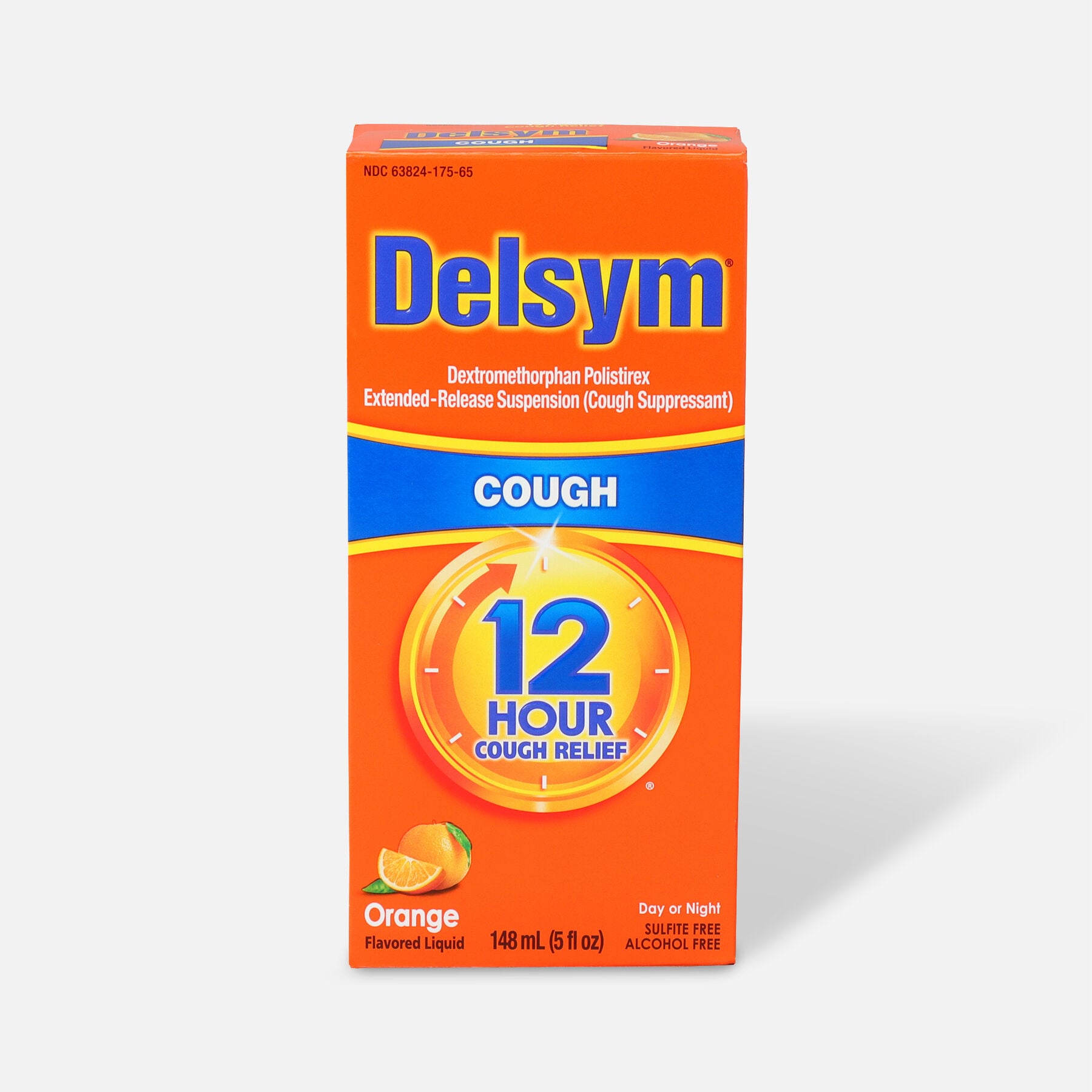 HSA Eligible Delsym Adult Liquid, Orange with Dosage Cup, 5 oz. | HSA ...