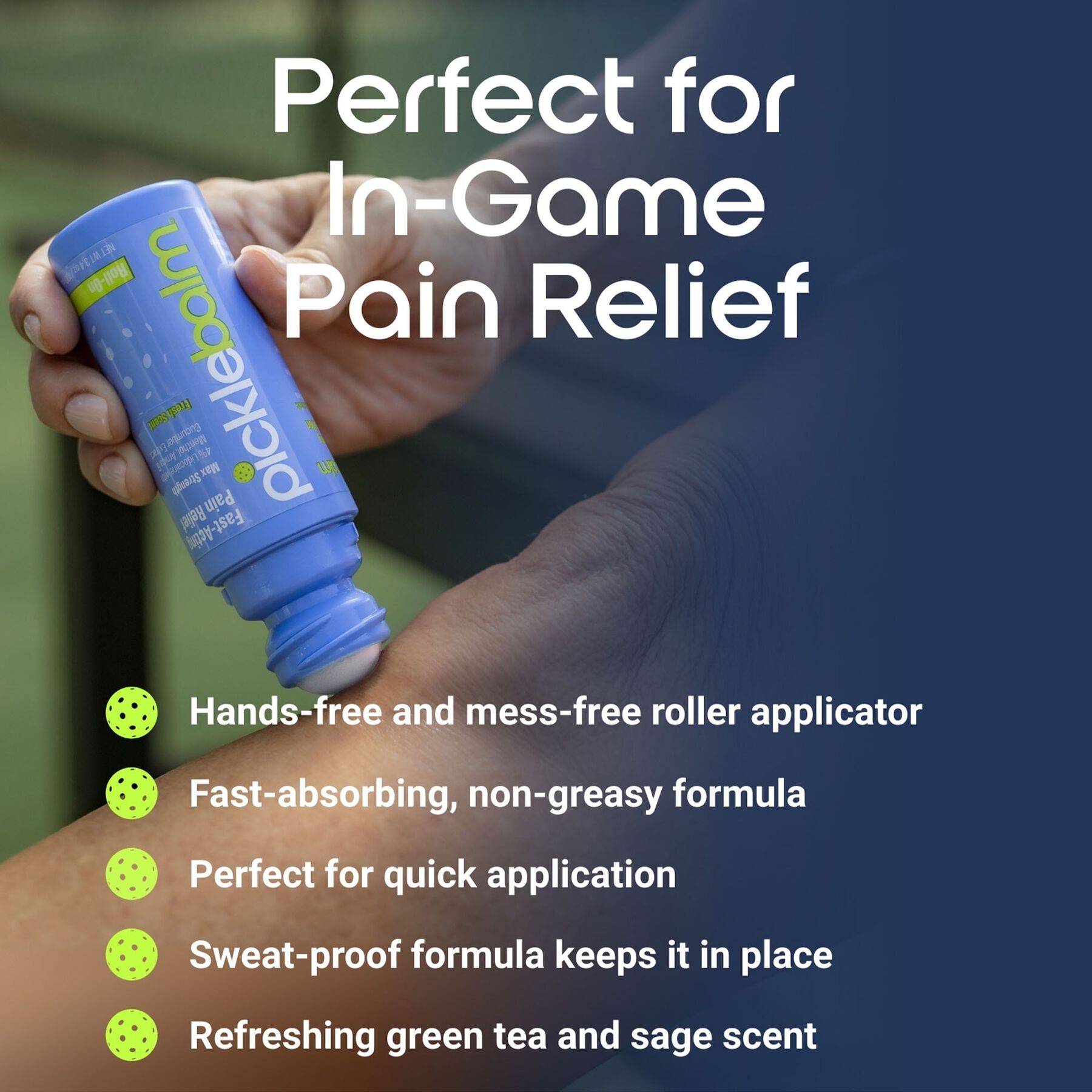 HSA Eligible Picklebalm Roll On With Lidocaine, Menthol, Arnica, and ...