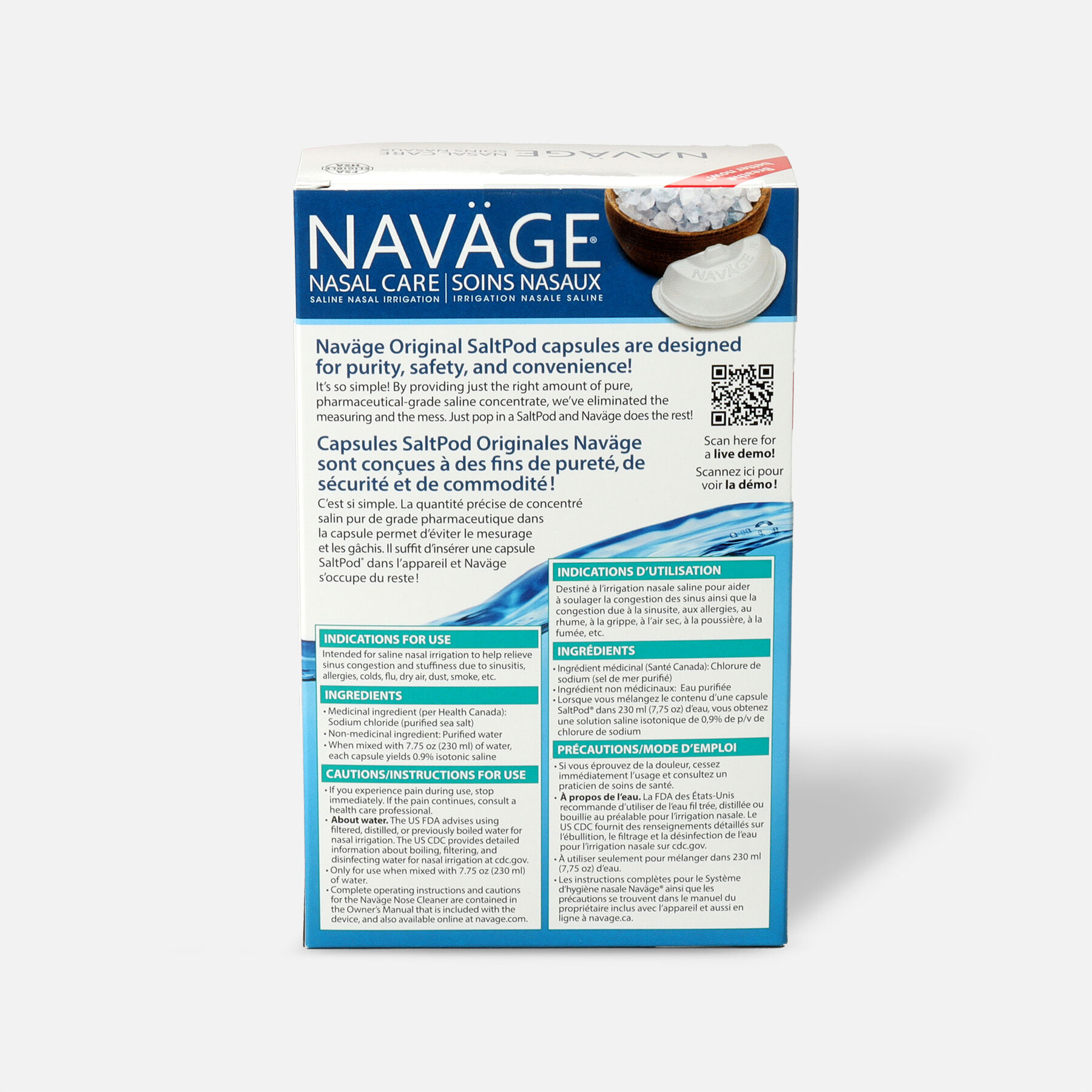 Navage Saline Nasal Irrigation Deluxe Kit