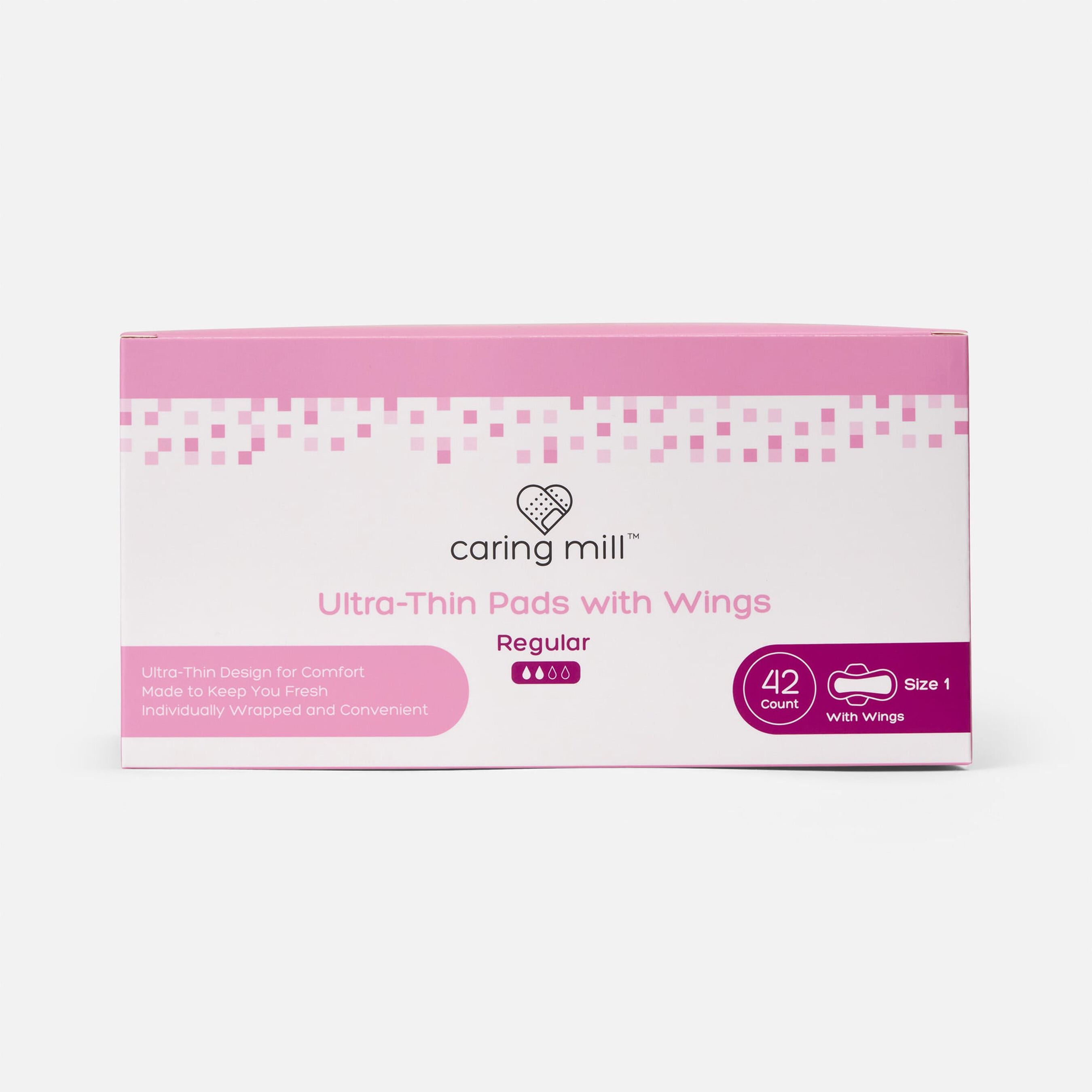 HSA Eligible Caring Mill™ Ultra Thin Pads With Wings, 42 ct. | HSA Eligible