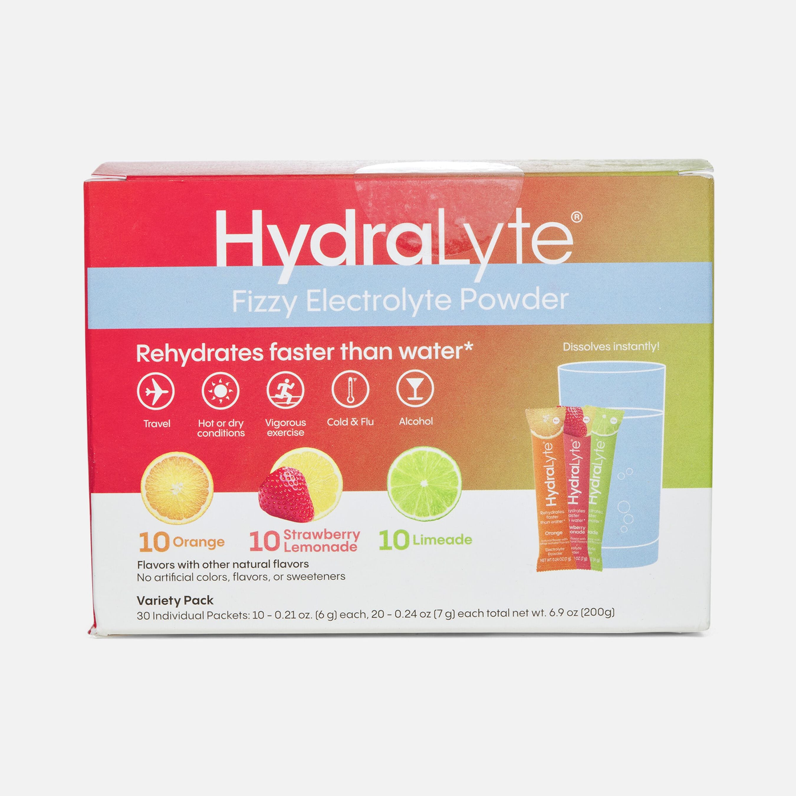 HSA Eligible Hydralyte Electrolyte Variety Pack Pouch, 30 ct. | HSA ...