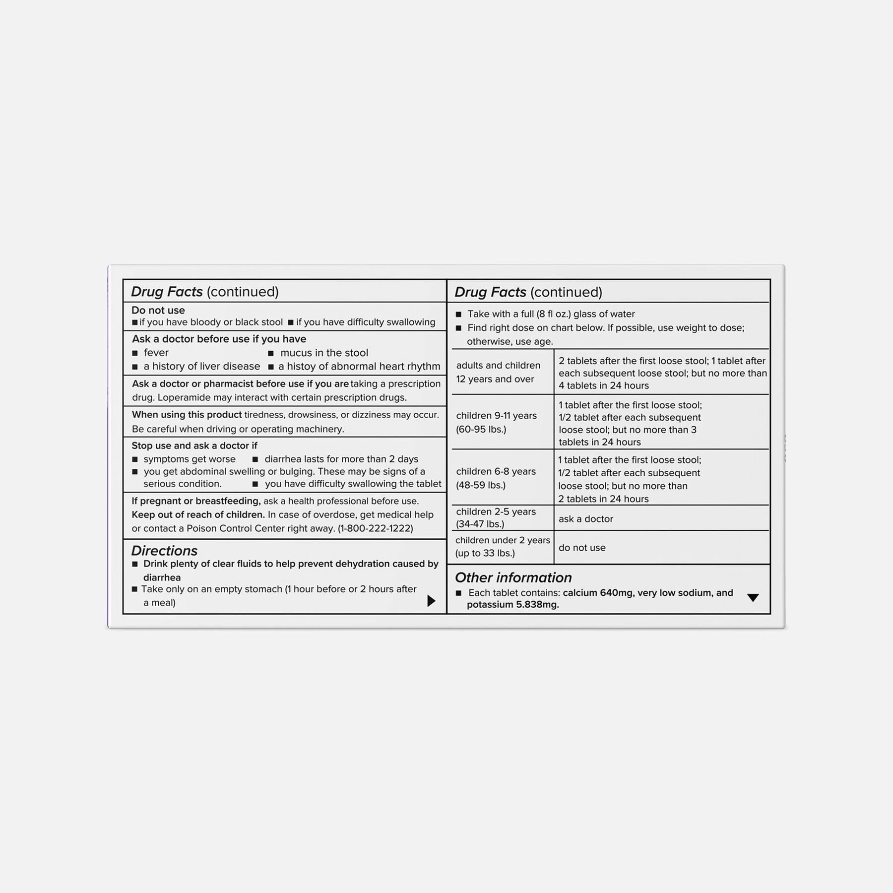 HSA Eligible Caring Mill™ Anti-Diarrheal Loperamide Tablets, 24 ct ...