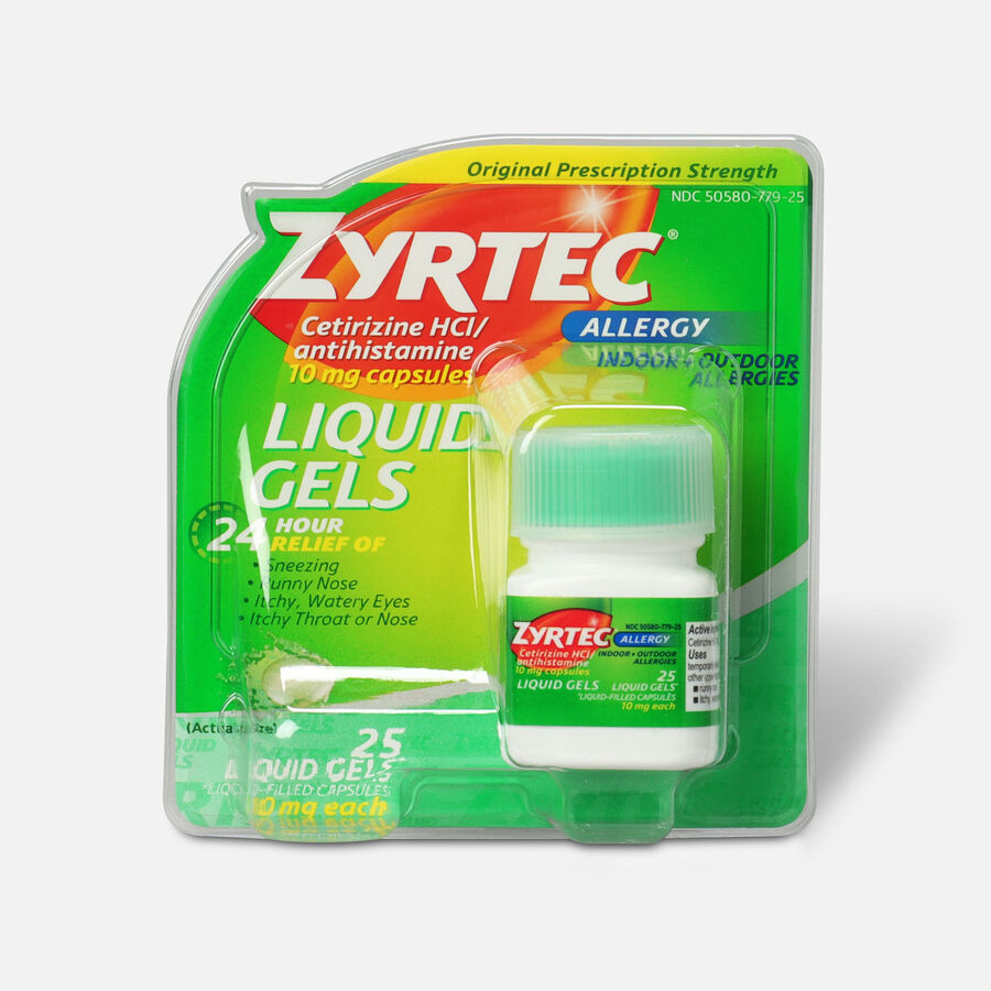 Zyrtec Allergy Liquid Caps