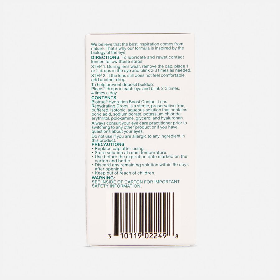 HSA Eligible Bausch + Lomb Biotrue Hydration Boost Contact Lens Drops ... HSA Eligible Bausch + Lomb Biotrue Hydration Boost Contact Lens Drops ...
