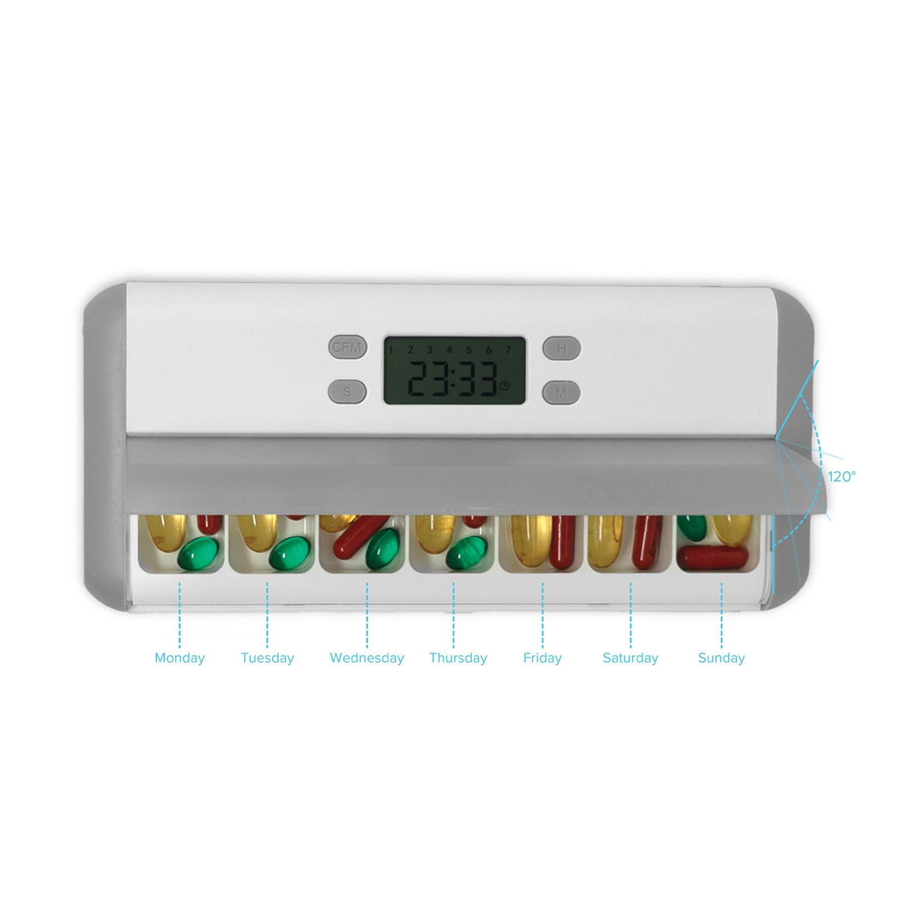 HSA Eligible Caring Mill™ Smart Pill Dispenser with Alarm | HSA Eligible