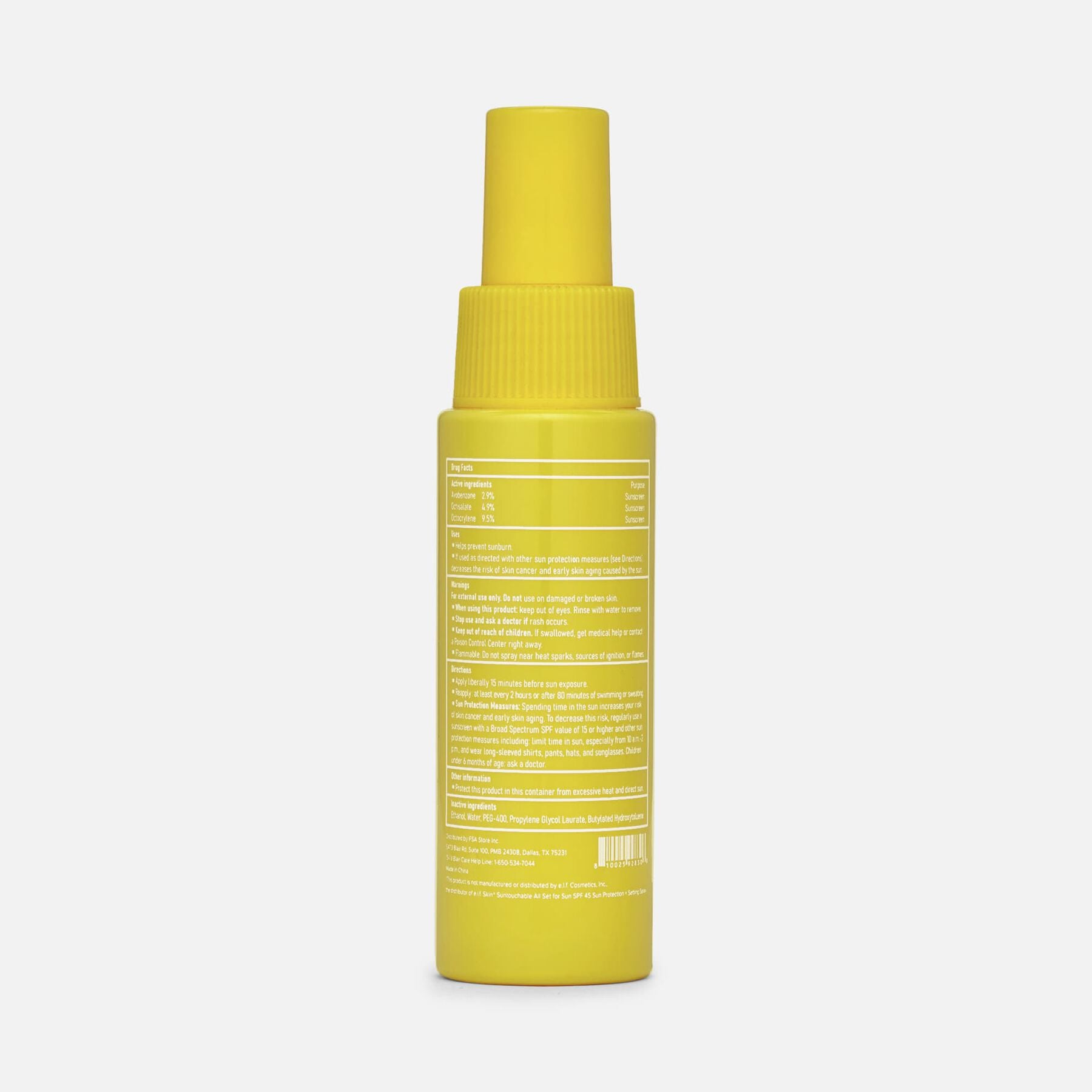 HSA Eligible Caring Mill™ Sunscreen Setting Spritz, SPF 45, 2 oz. | HSA ...