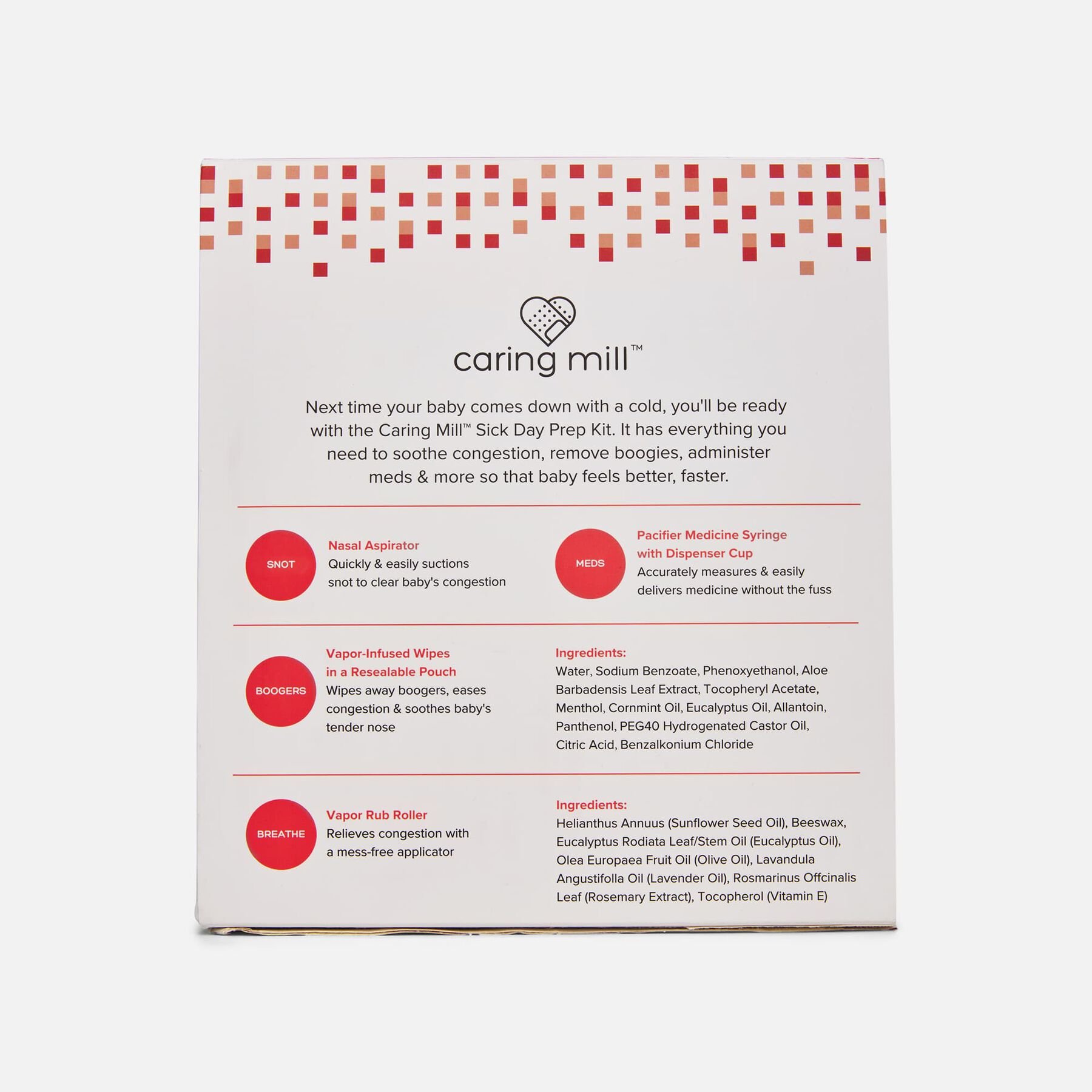 HSA Eligible Caring Mill™ Sick Day Essentials Kit for Baby | HSA Eligible