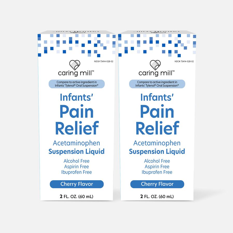 HSA Eligible Caring Mill™ Infant's Acetaminophen Suspension Cherry 2 oz ...