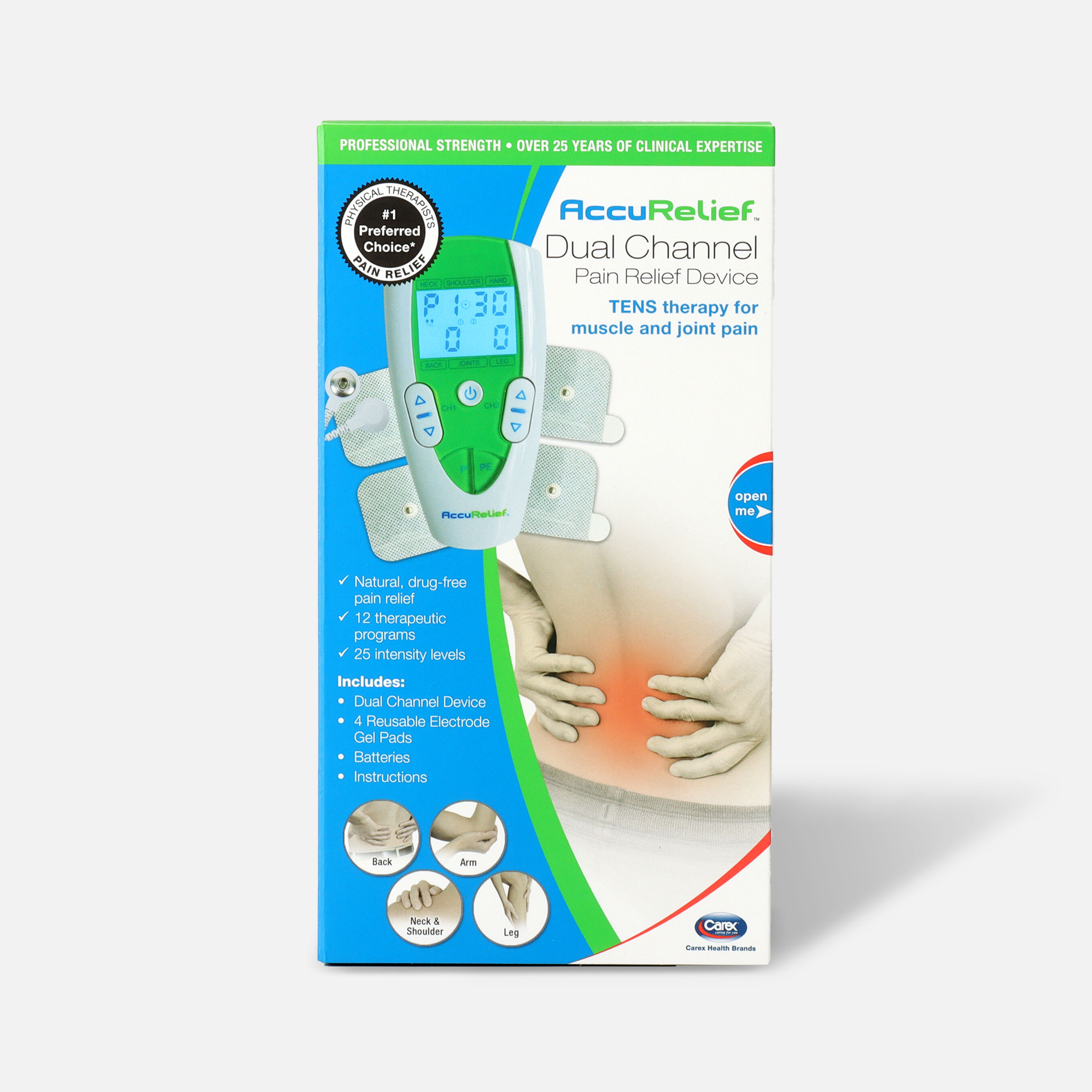 AccuRelief Dual Channel TENS Unit