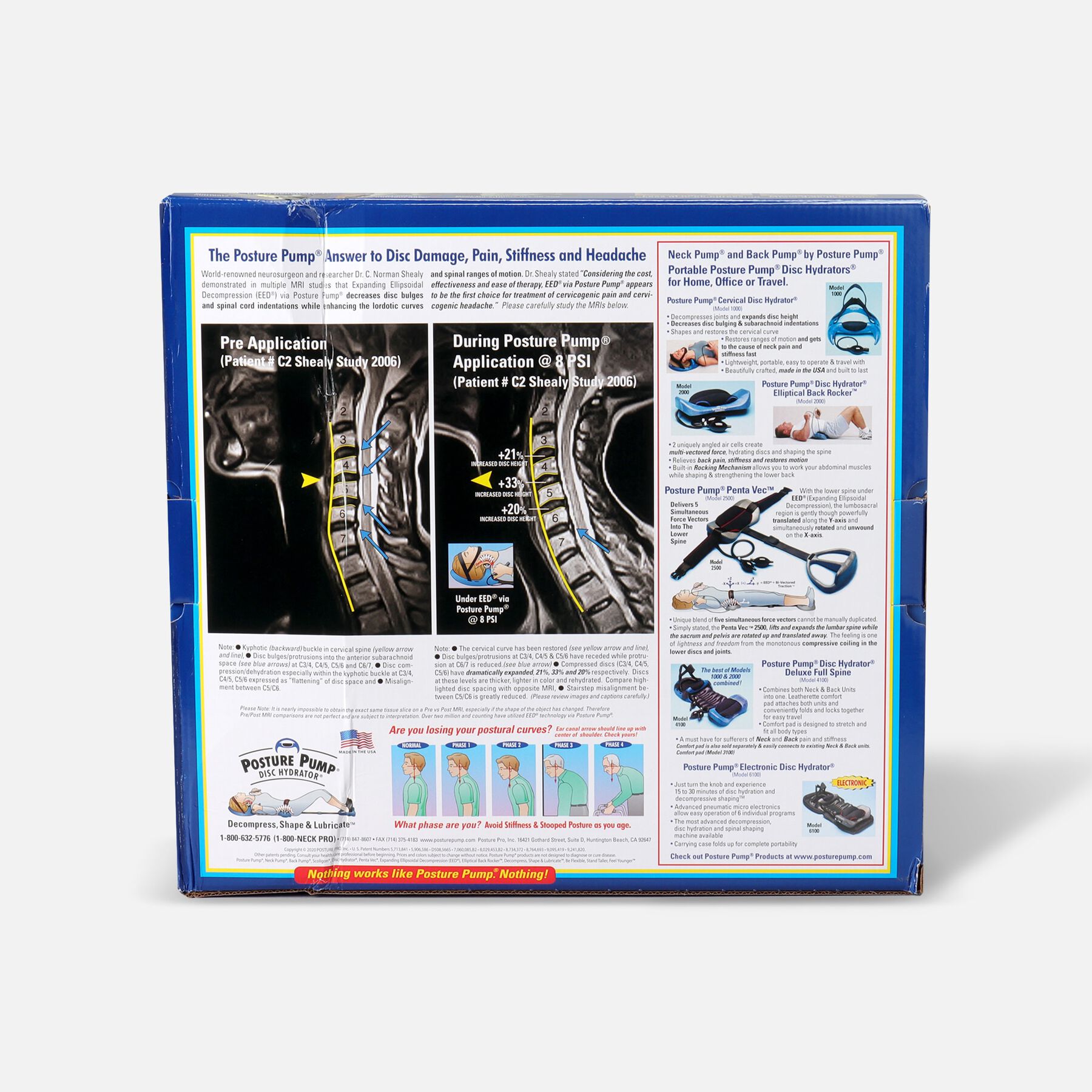 Posture Pump Disc Hydrator (Neck Pump Model 1400-D)