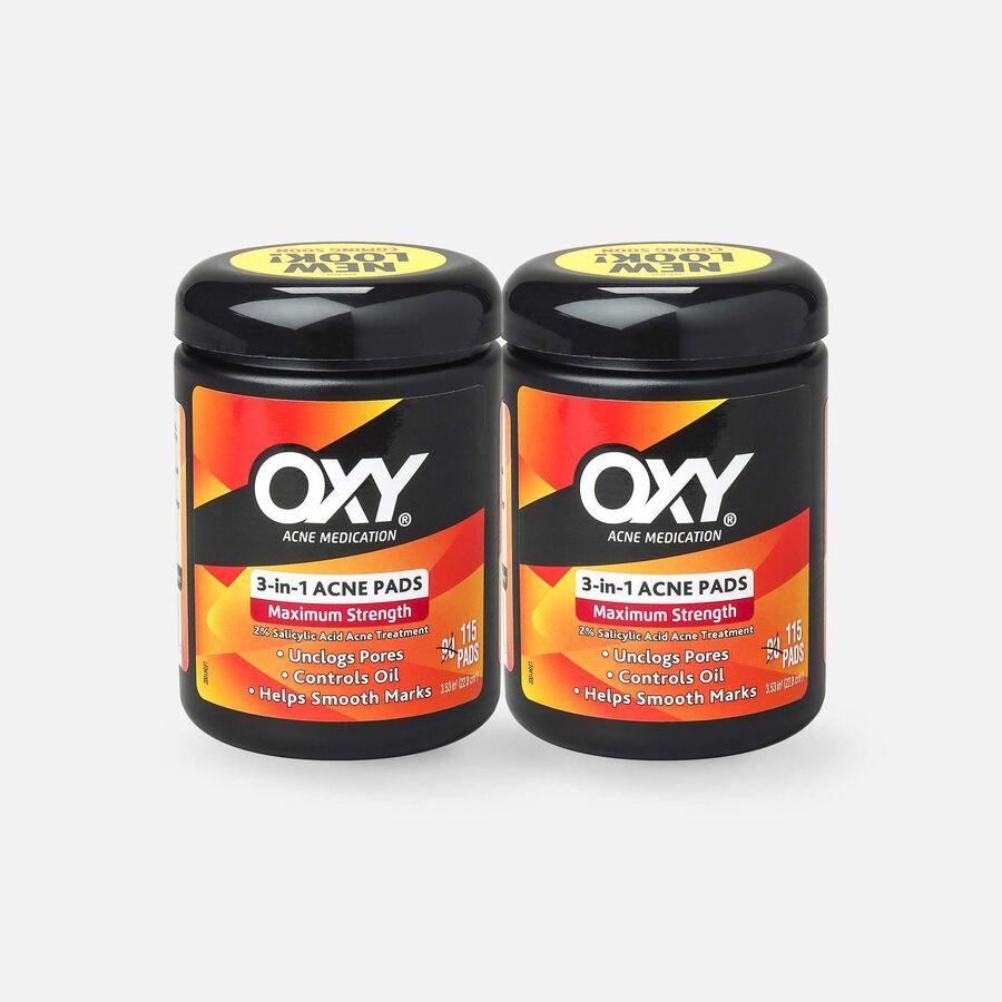 HSA Eligible OXY Maximum Action 3-in-1 Treatment Pads - 90 ct. (2-Pack ...