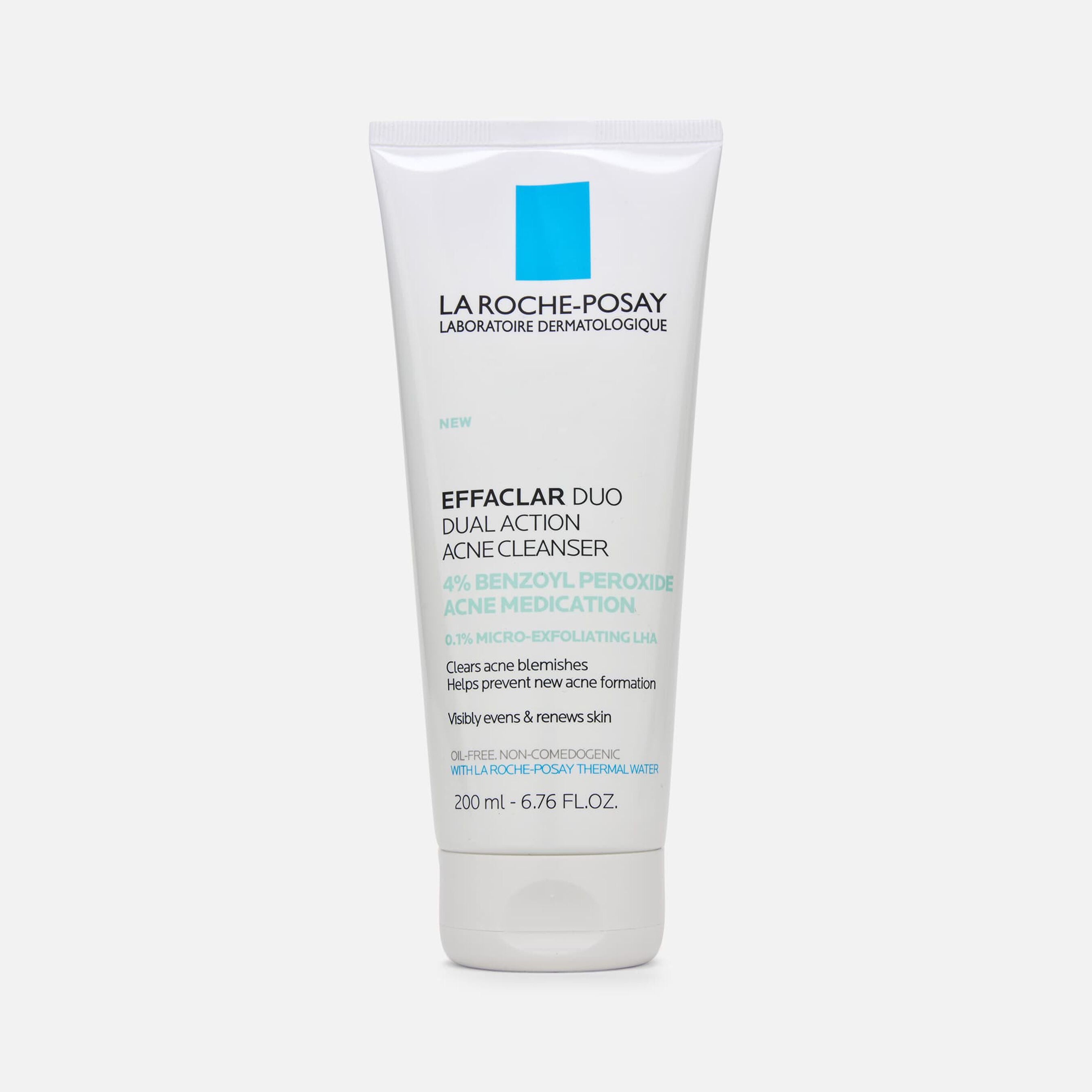 HSA Eligible La Roche-Posay Effaclar Duo Acne Face Wash with Benzoyl ...