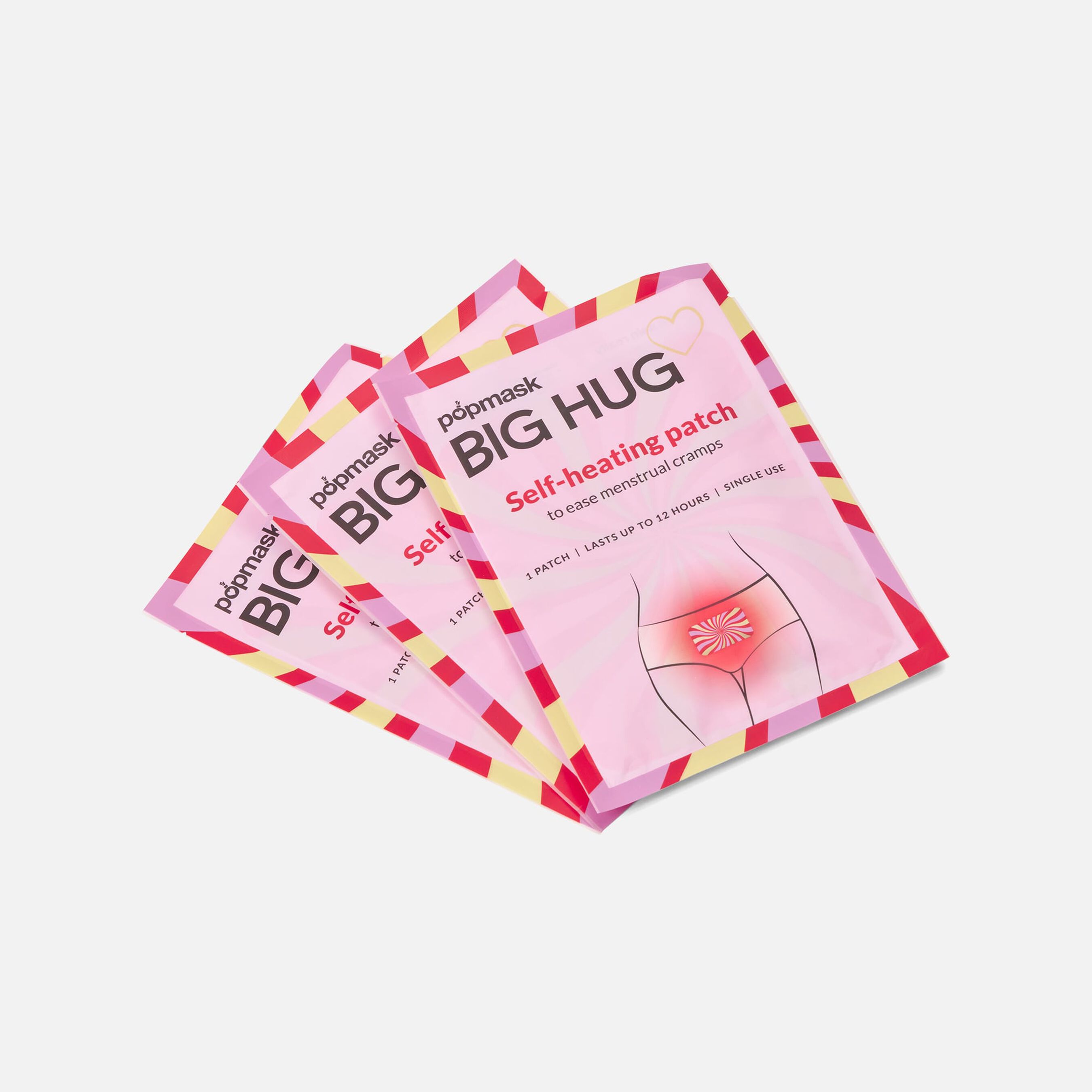 HSA Eligible POPMASK BIG HUG Self-Heating Patches, 5 ct. | HSA Eligible