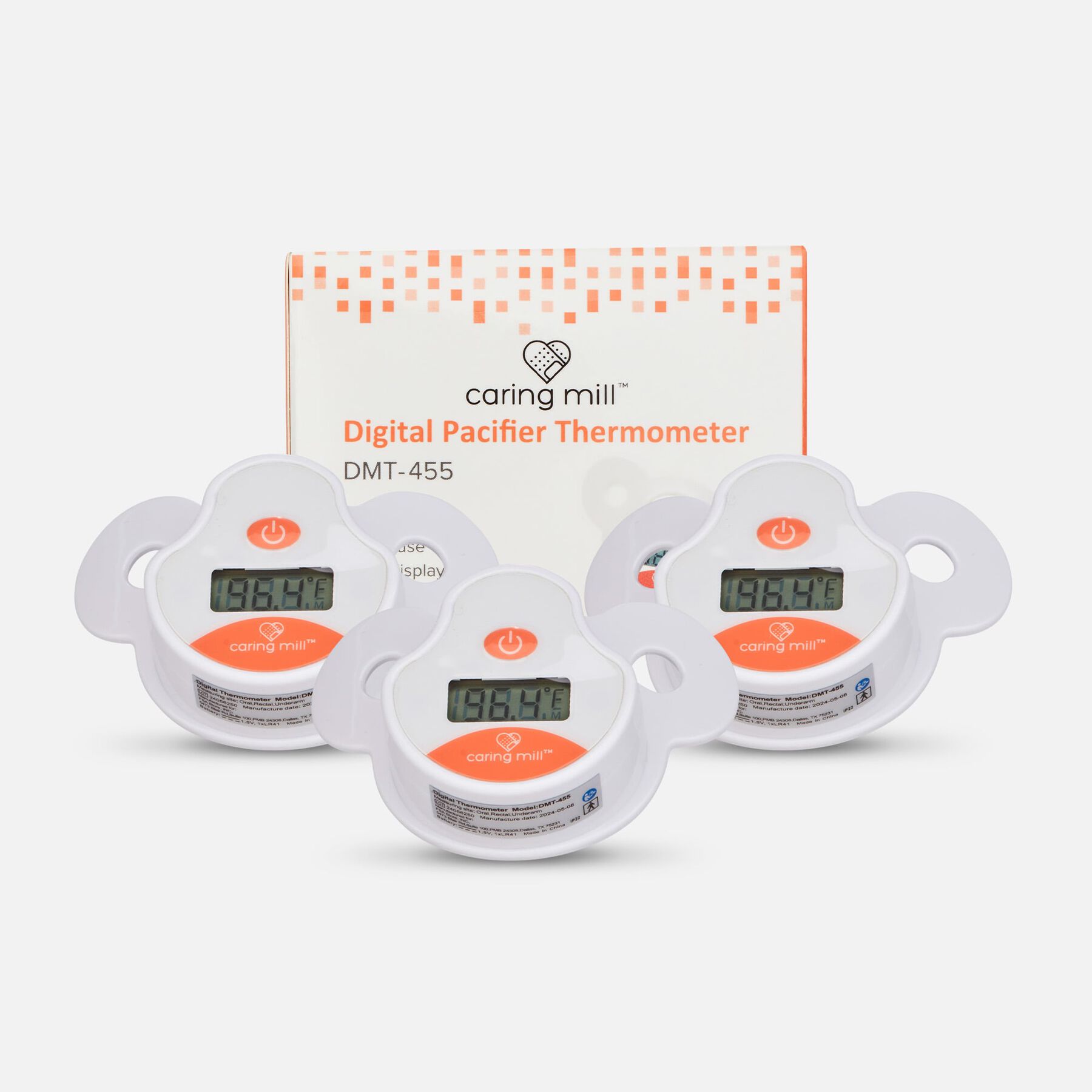 HSA Eligible Caring Mill™ Digital Pacifier Thermometer (3-Pack) | HSA ...