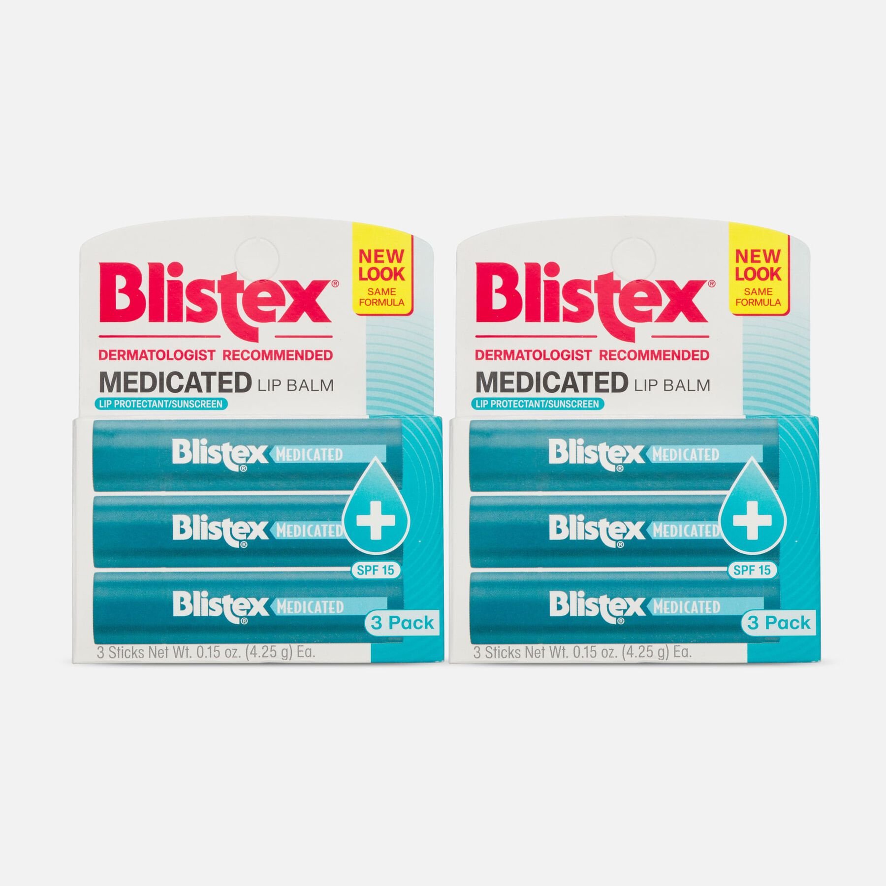 HSA Eligible Blistex Medicated Lip Balm, SPF 15, 0.15 oz. (6-Pack ...