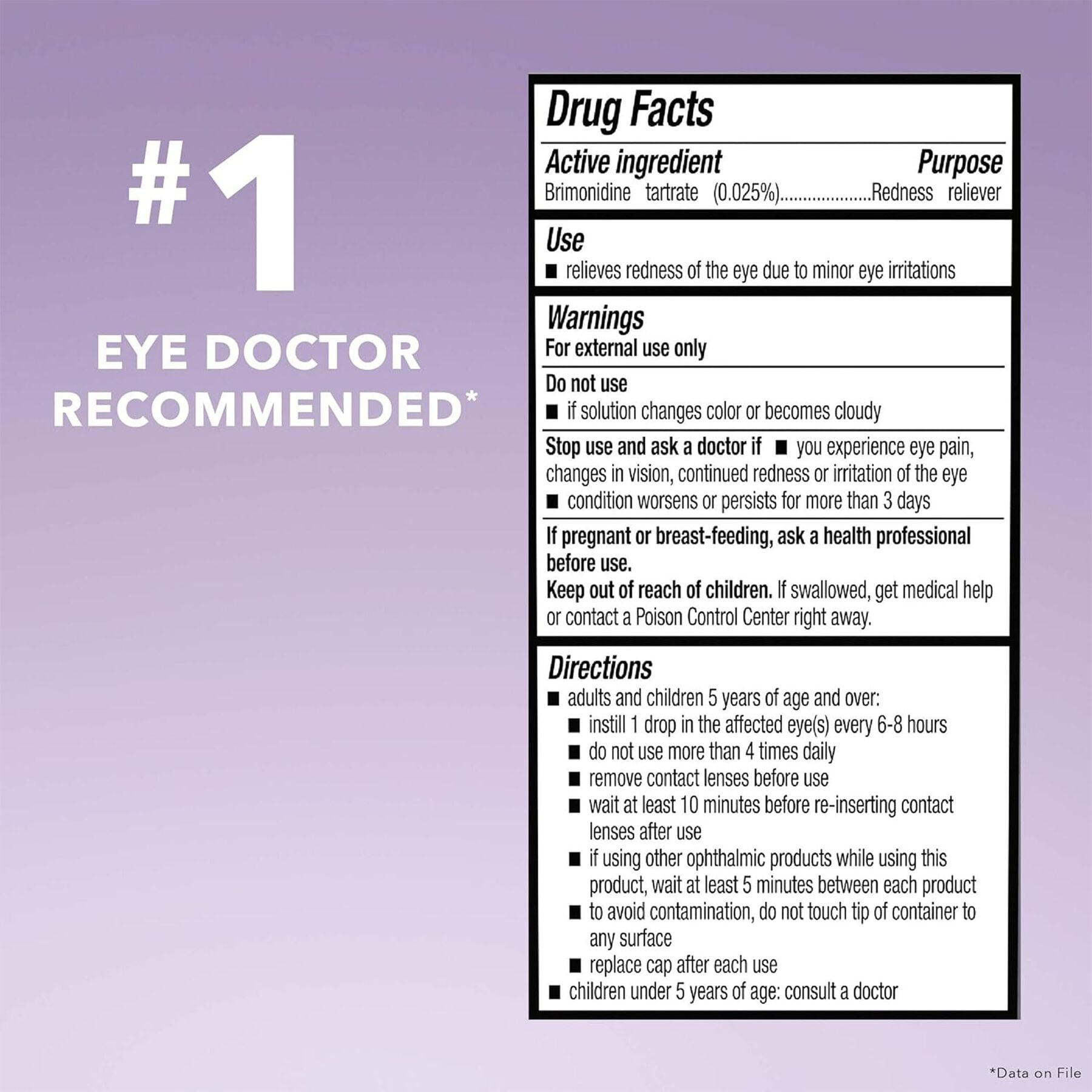 HSA Eligible LUMIFY® Redness Reliever Eye Drops, 0.08 fl. oz. (2-Pack ...