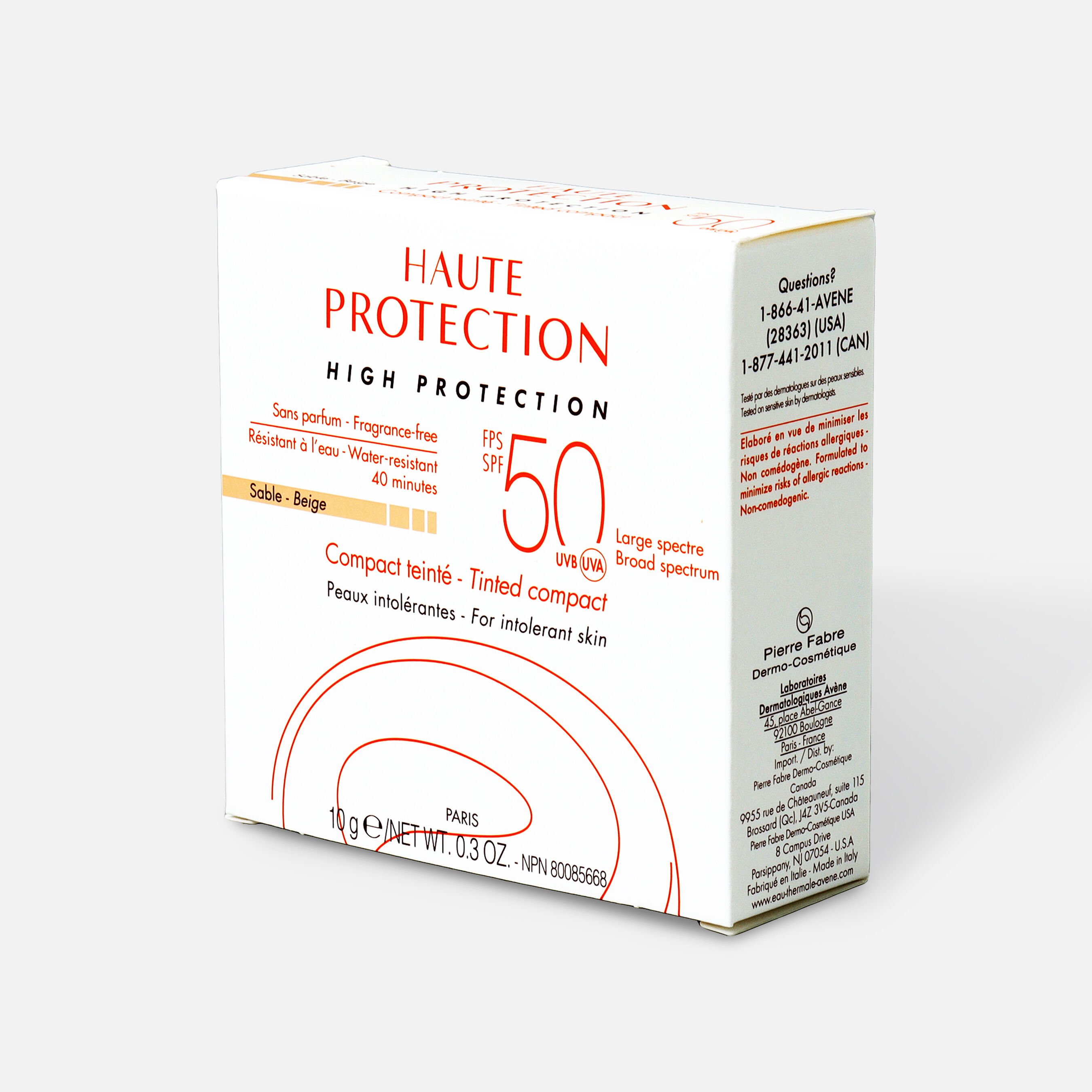 HSA Eligible Avène Mineral High Protection Tinted Compact SPF 50, Beige ...