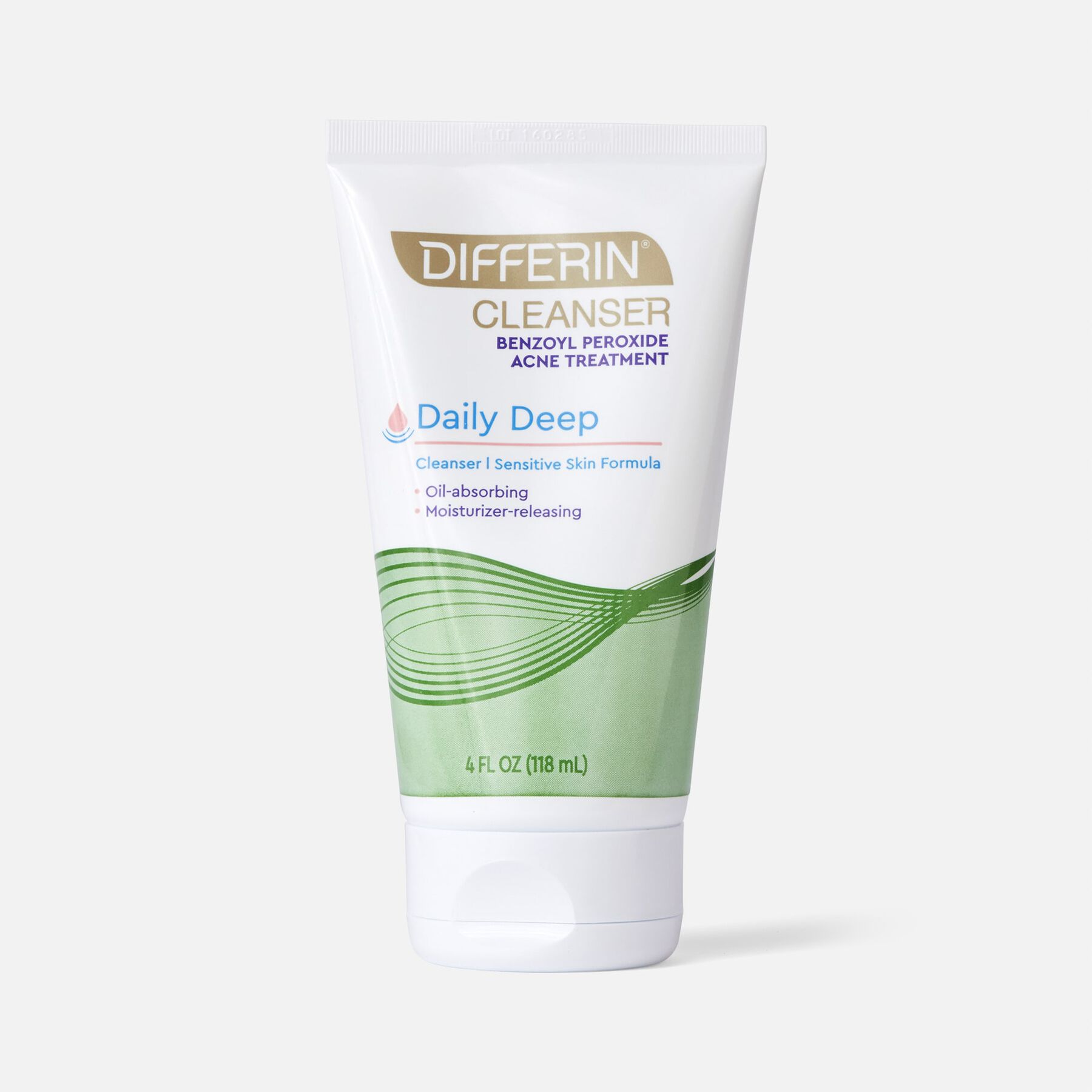 Differin Daily Deep Cleanser 5% BPO, 4 oz.