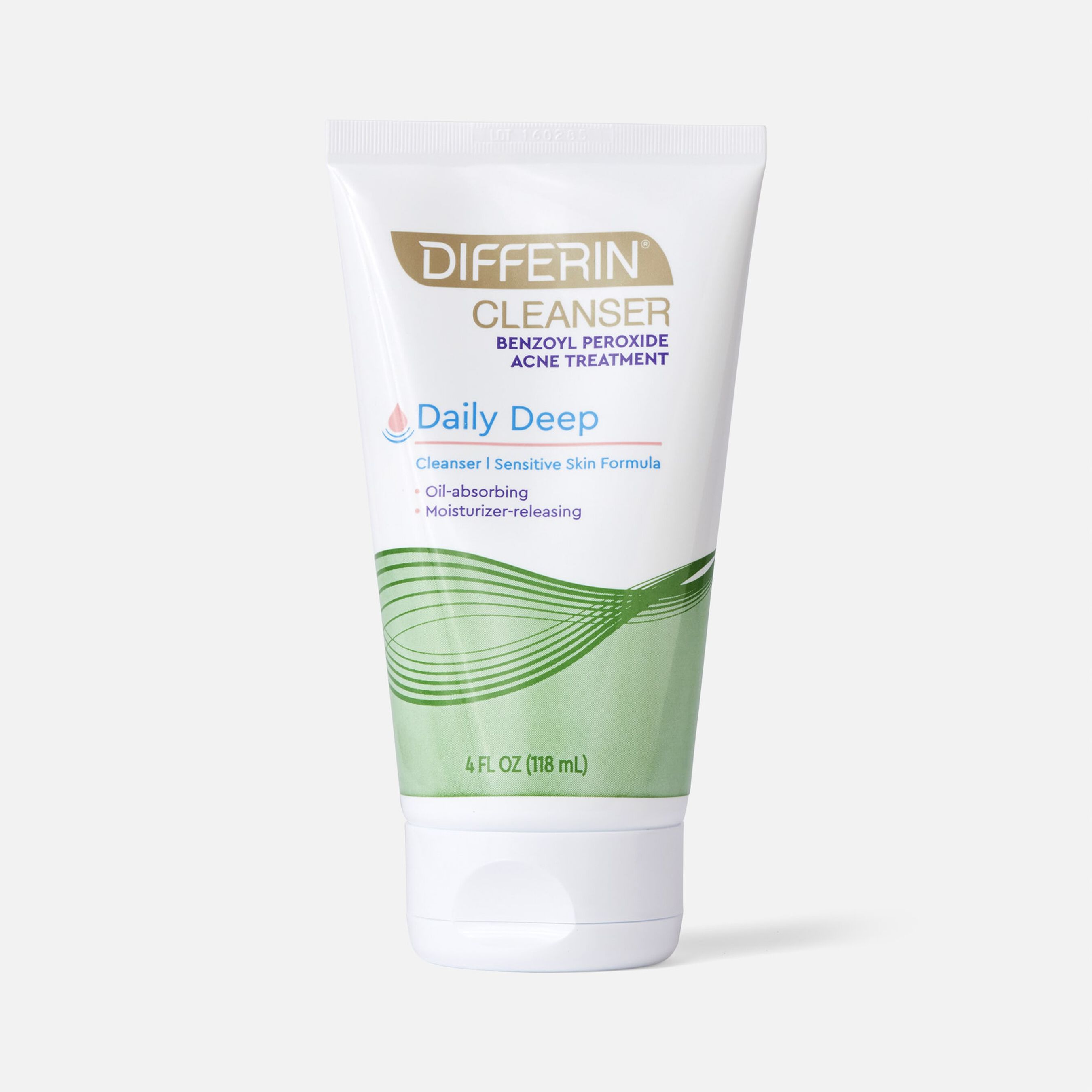 Differin Daily Deep Cleanser 5% BPO, 4 oz.