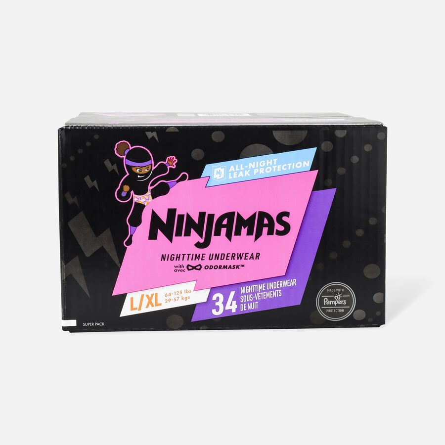 Ninjamas Nighttime Bedwetting Underwear for Girls