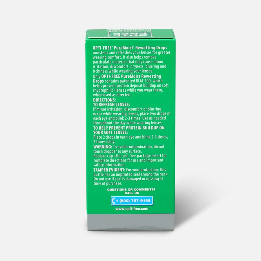 Opti-Free PureMoist Rewetting Drops, 12 ml
