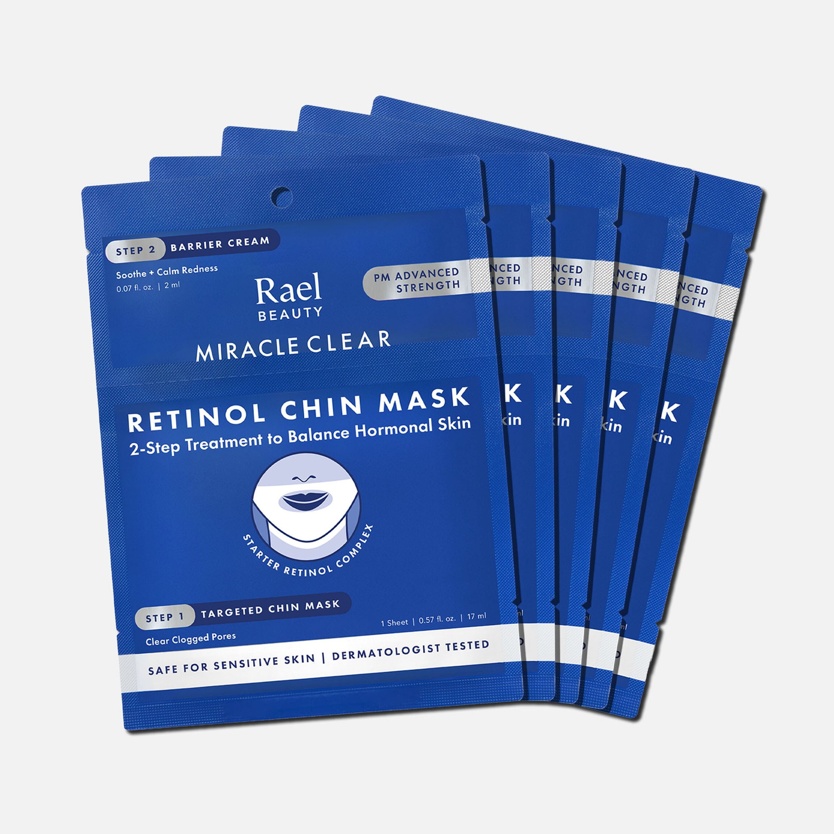 HSA Eligible Rael Miracle Clear Retinol Chin Mask, 5 ct. | HSA Eligible