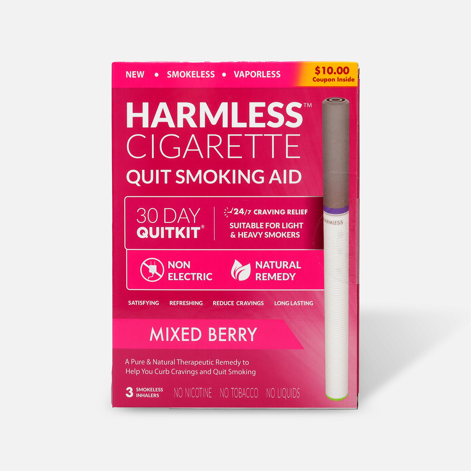 HSA Eligible | Harmless Cigarette Quit Smoking Aid (Oxygen Cigarette)