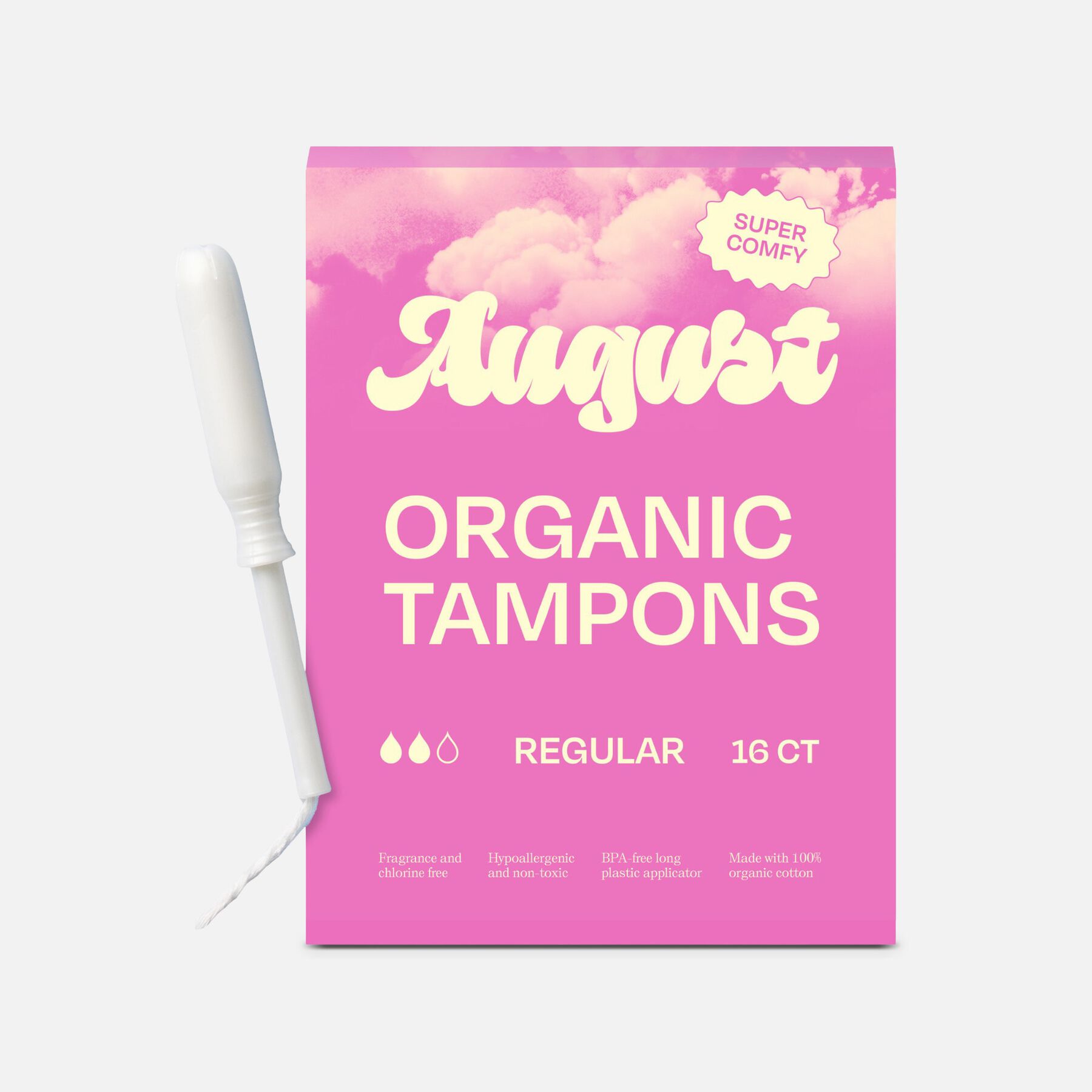 HSA Eligible August Regular Tampons, 16 ct. | HSA Eligible
