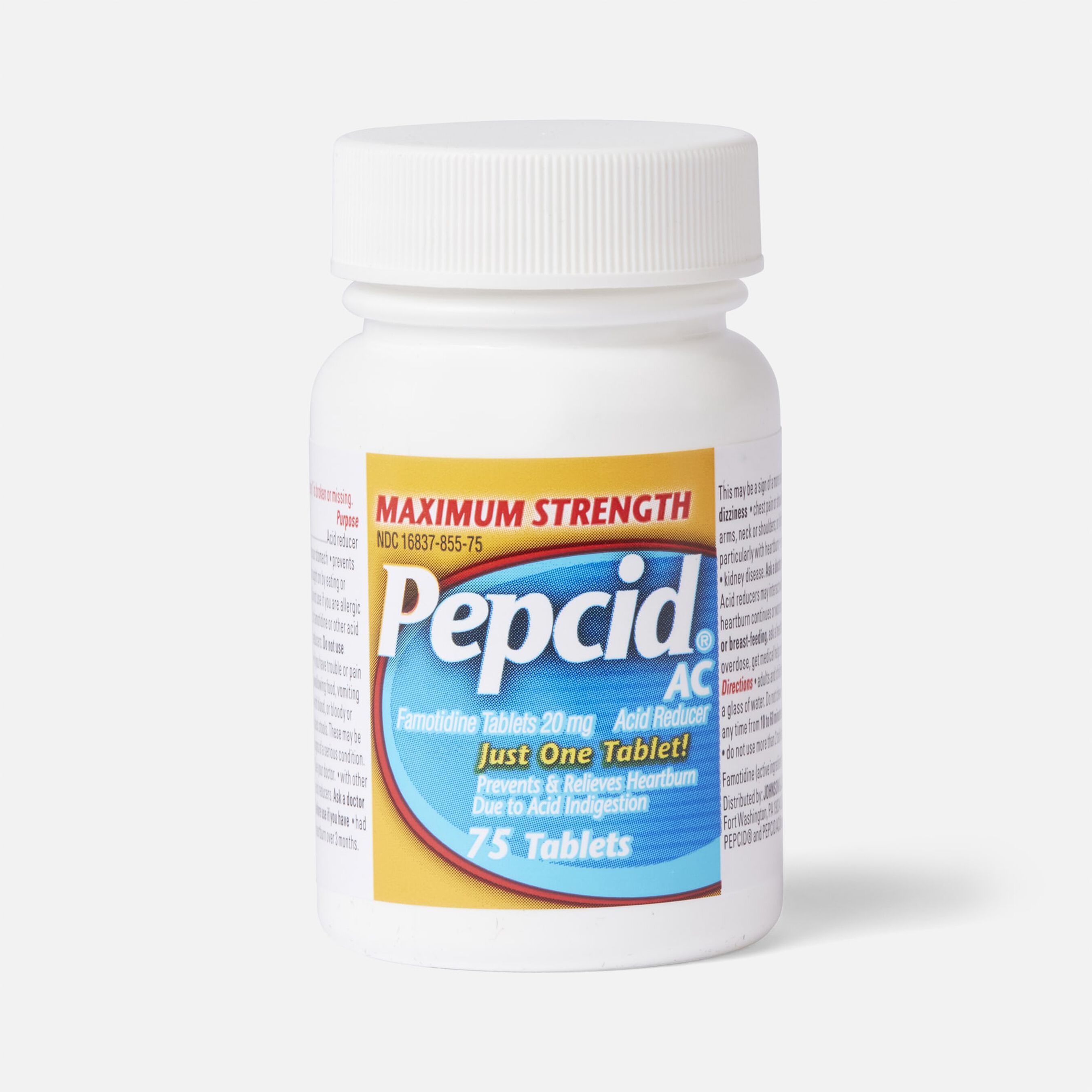 Pepcid AC Acid Reducer Maximum Strength Tablets, 75 ct