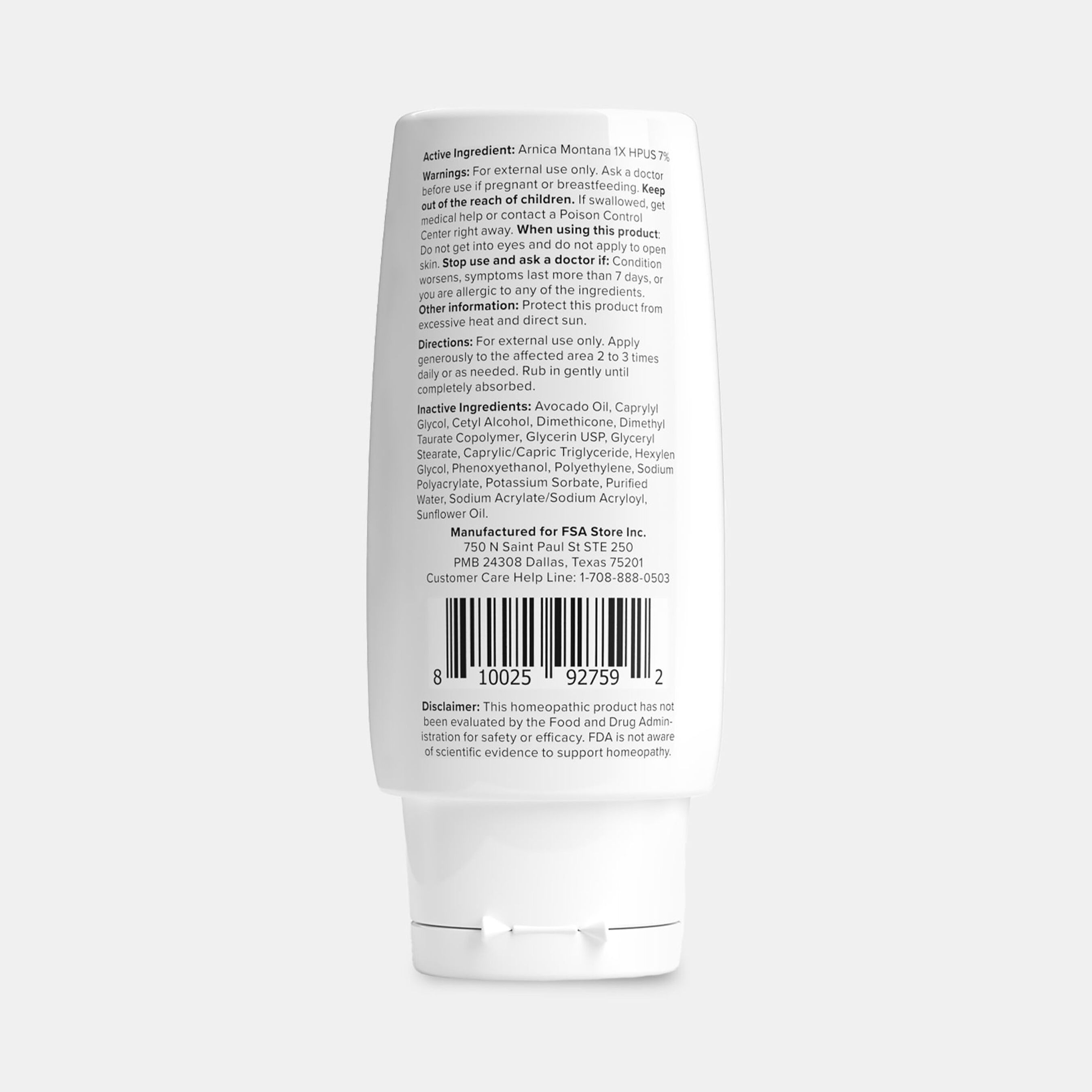 HSA Eligible Caring Mill™ Homeopathic Pain Relief Arnica Cream, 2 oz ...