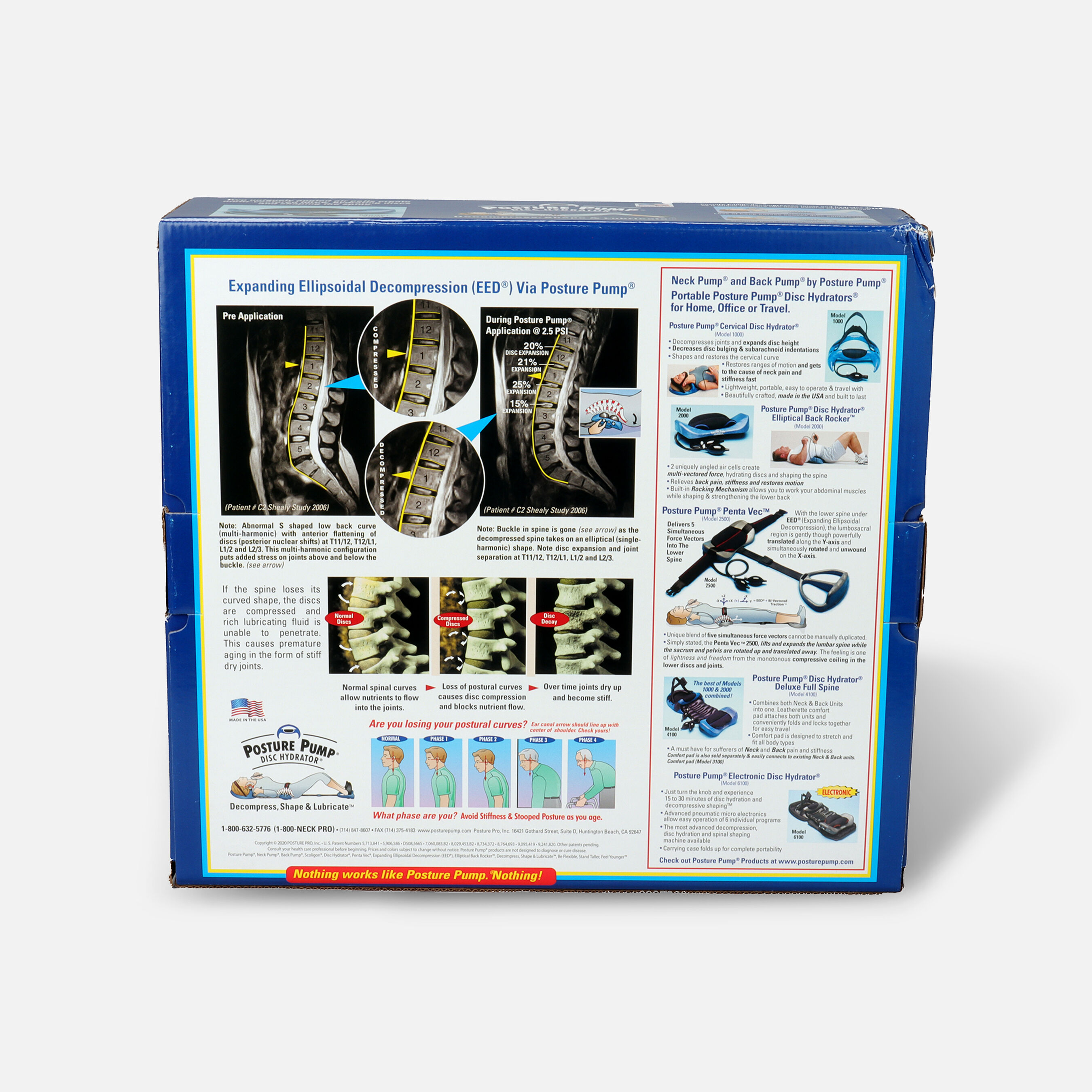 Posture Pump Disc Hydrator (Neck Pump Model 1400-D)
